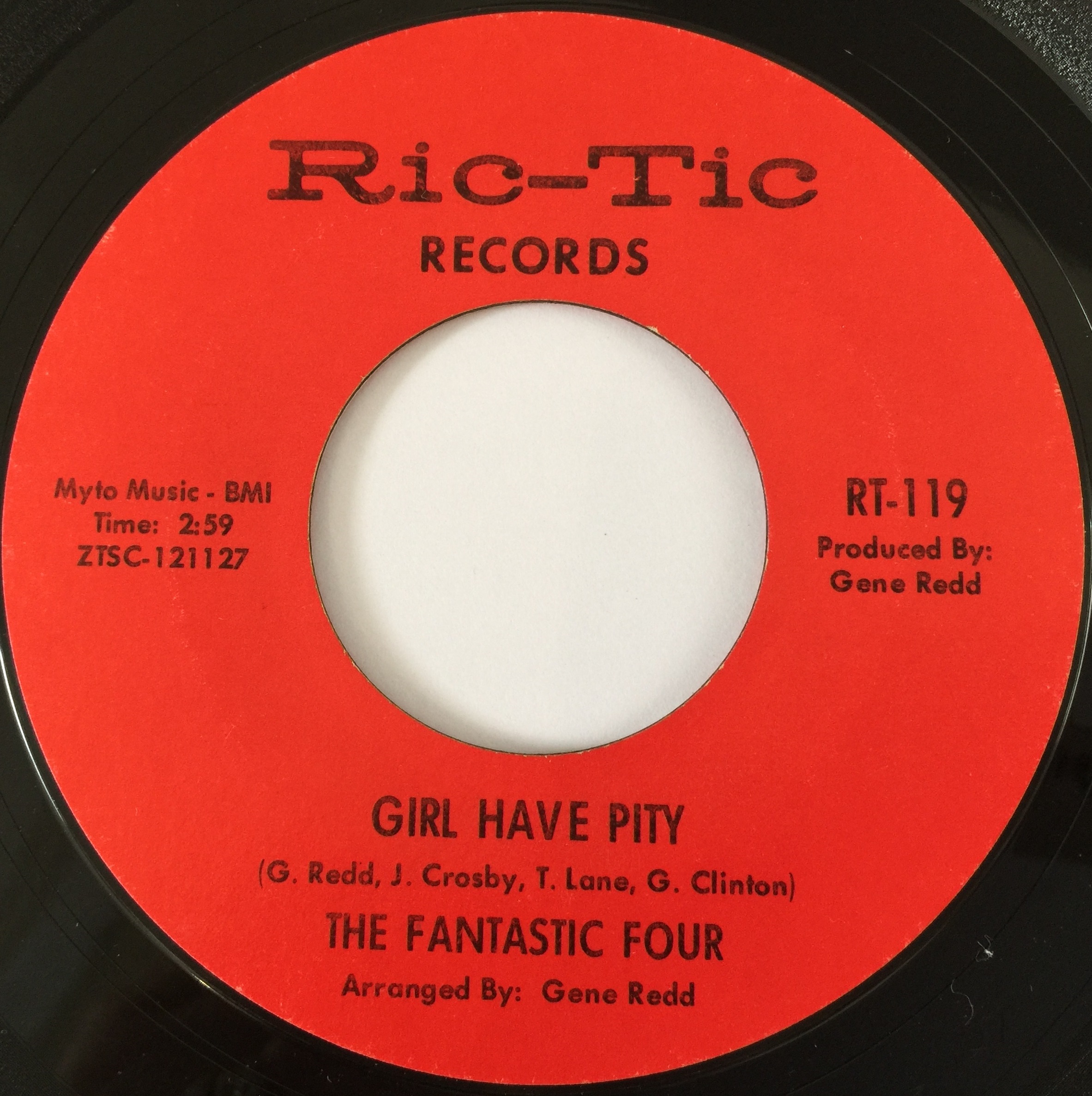 Lot 62 - THE FANTASTIC FOUR - LIVE UP TO WHAT SHE
