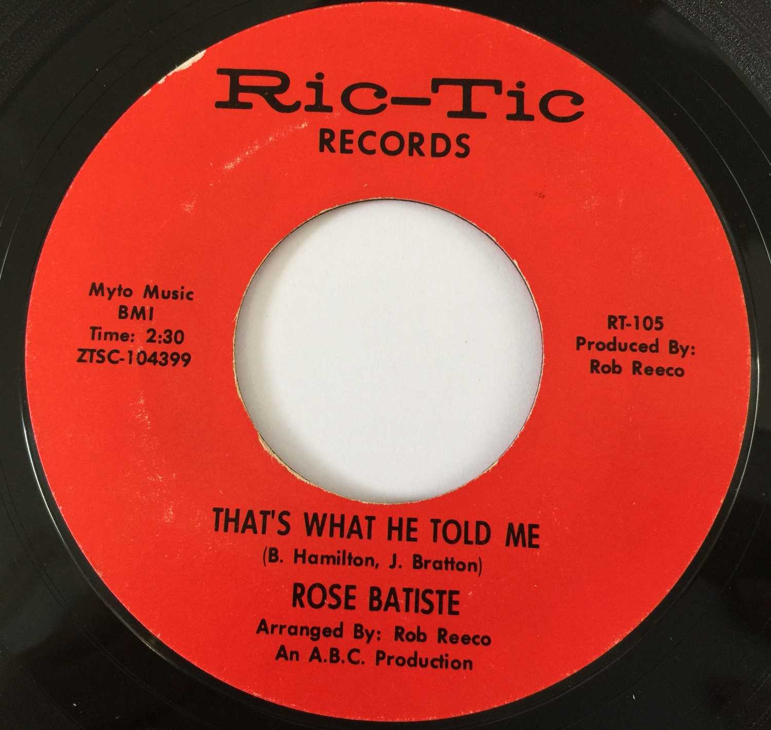 Lot 65 - ROSE BATISTE - HOLDING HANDS/ THAT'S WHAT HE