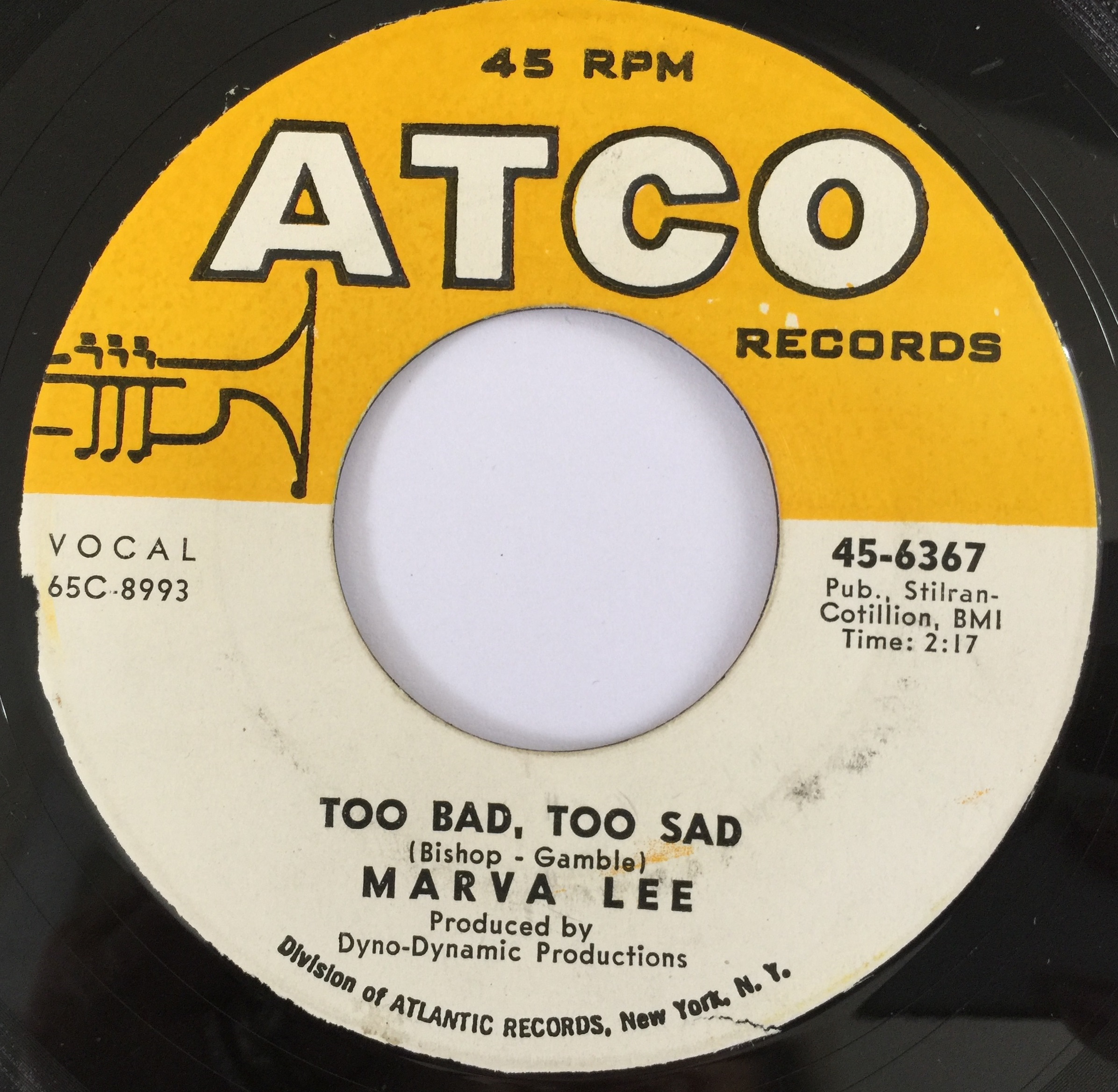 Lot 171 - MARVA LEE - IF YOU CAN'T BE TRUE 7" (ATCO