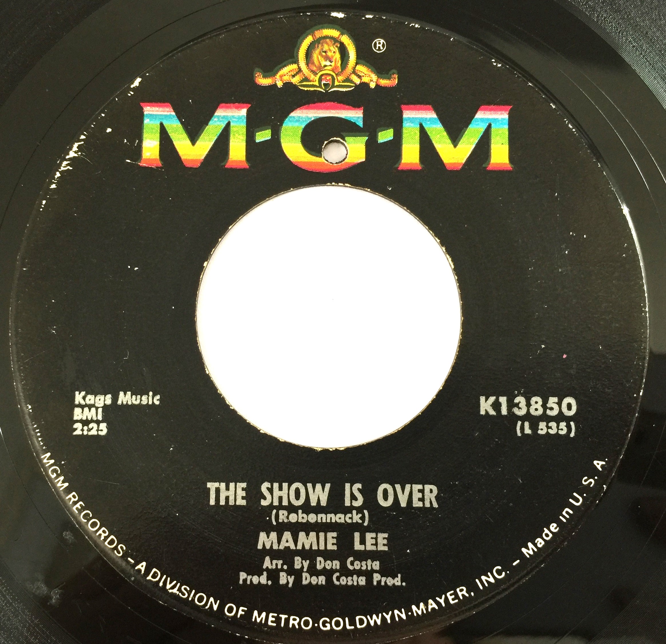 Lot 172 - MAMIE LEE - I CAN FEEL HIM SLIPPING AWAY
