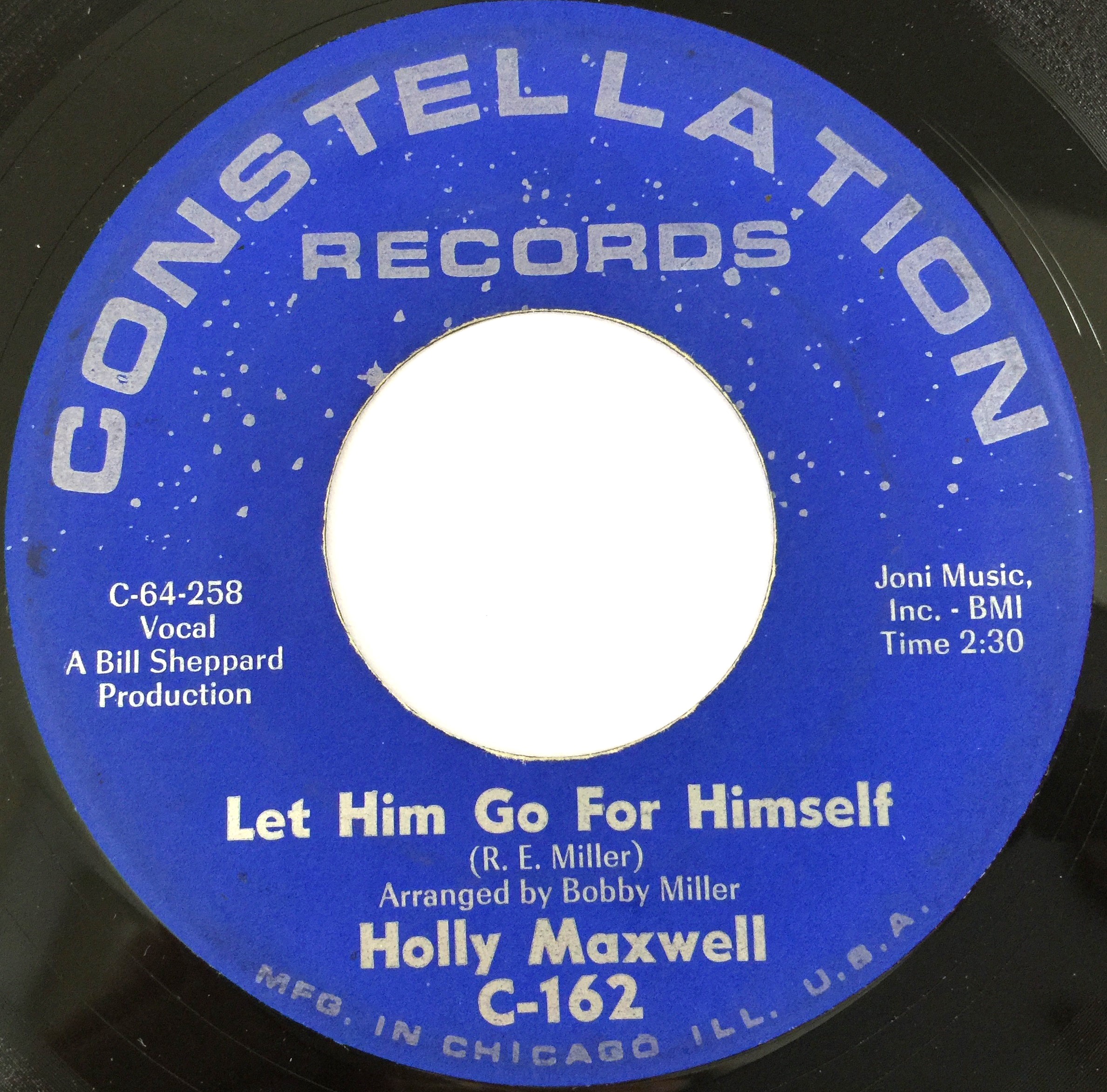 Lot 174 - HOLLY MAXWELL - ONLY WHEN YOU'RE LONELY 7"