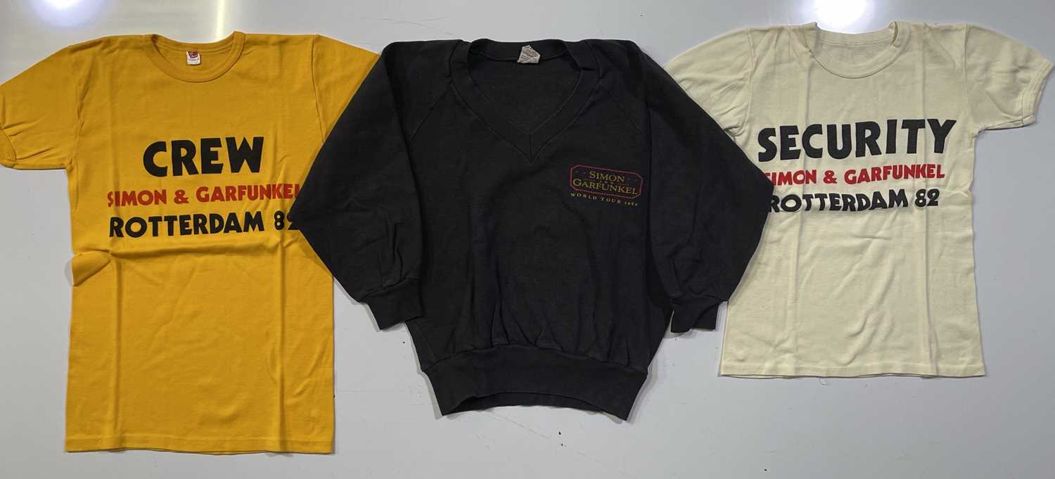 Lot 347 - THREE SIMON & GARFUNKEL 1982 TOUR CLOTHING