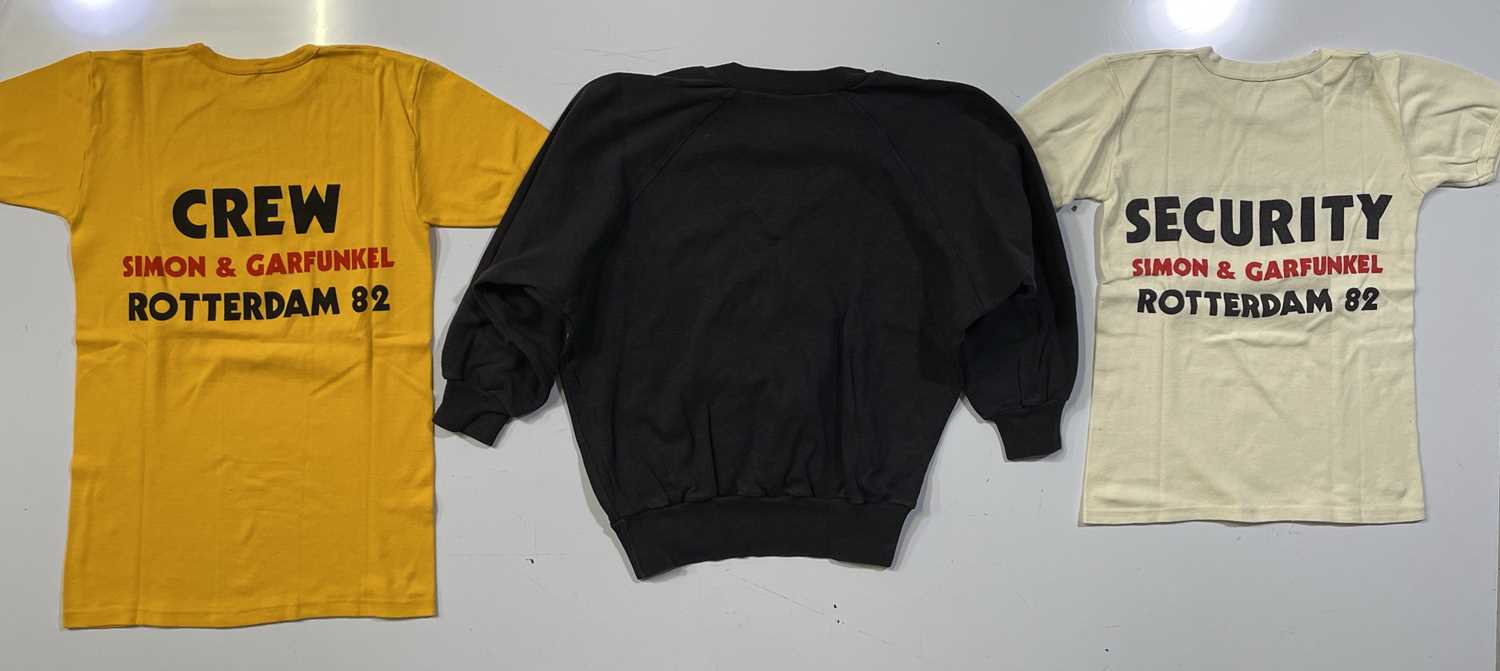 Lot 347 - THREE SIMON & GARFUNKEL 1982 TOUR CLOTHING