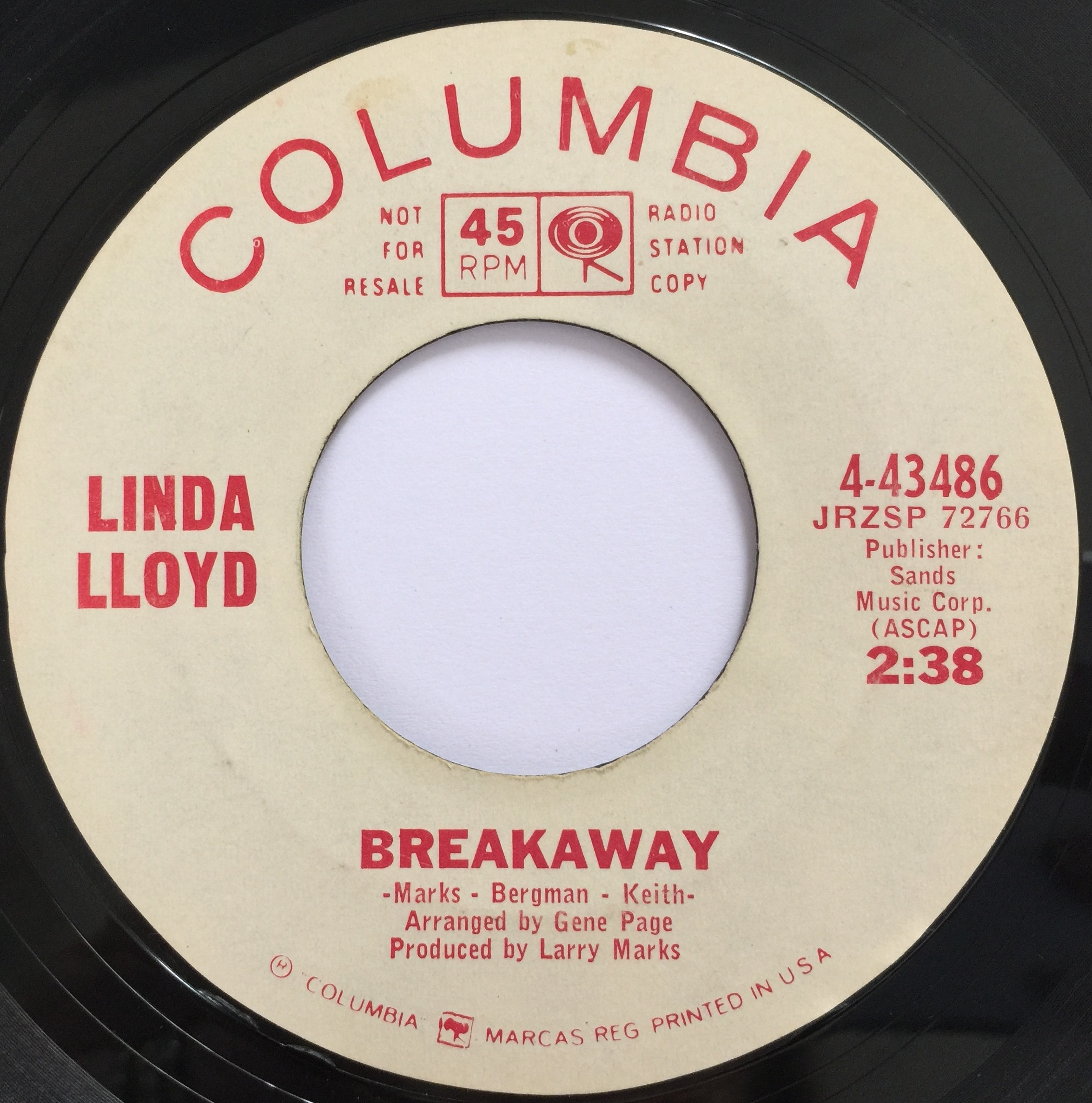 Lot 200 - LINDA LLOYD - BREAKAWAY / LITTLE THINGS LIKE