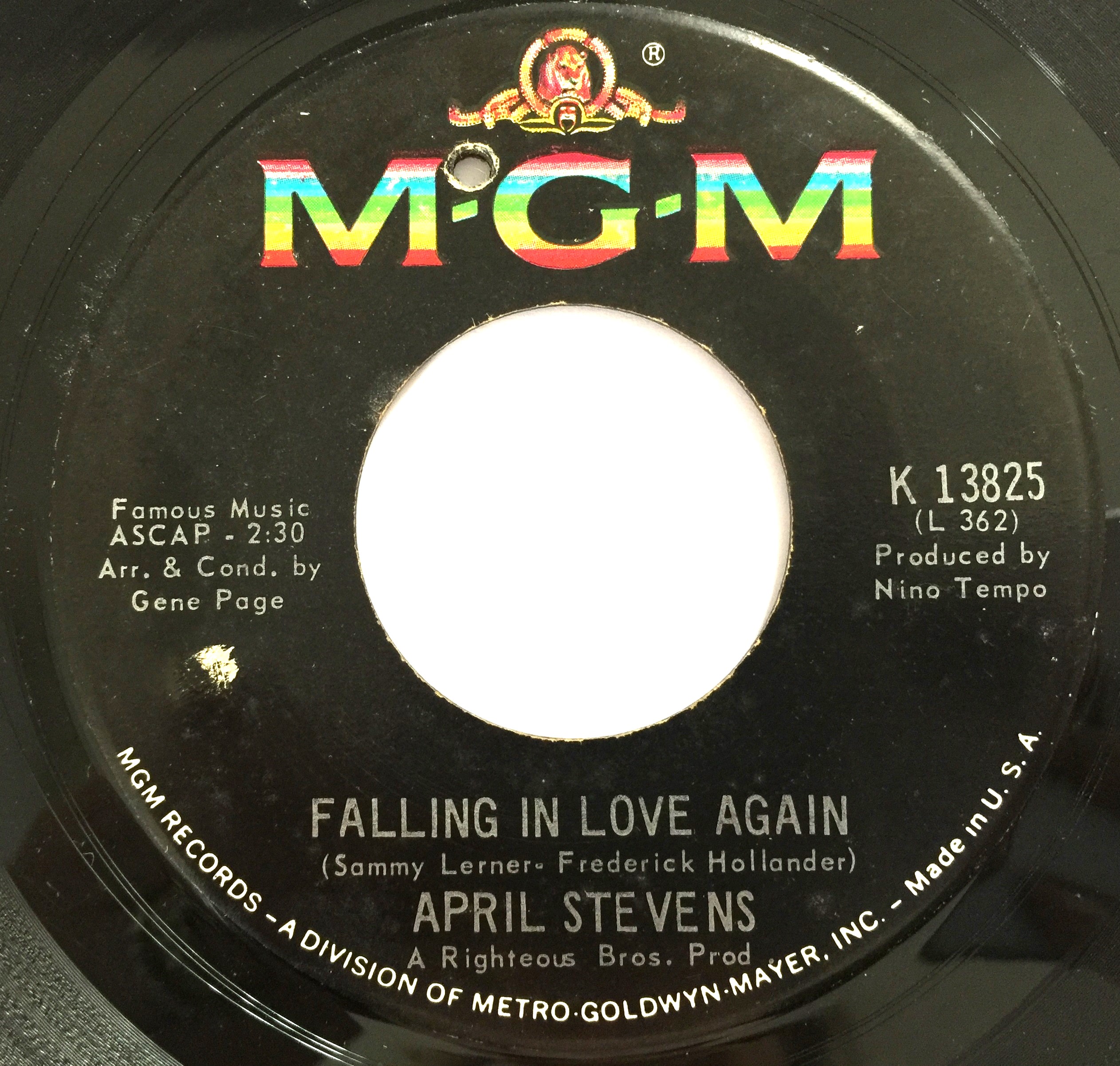 Lot 208 - APRIL STEVENS - WANTING YOU / FALLING IN