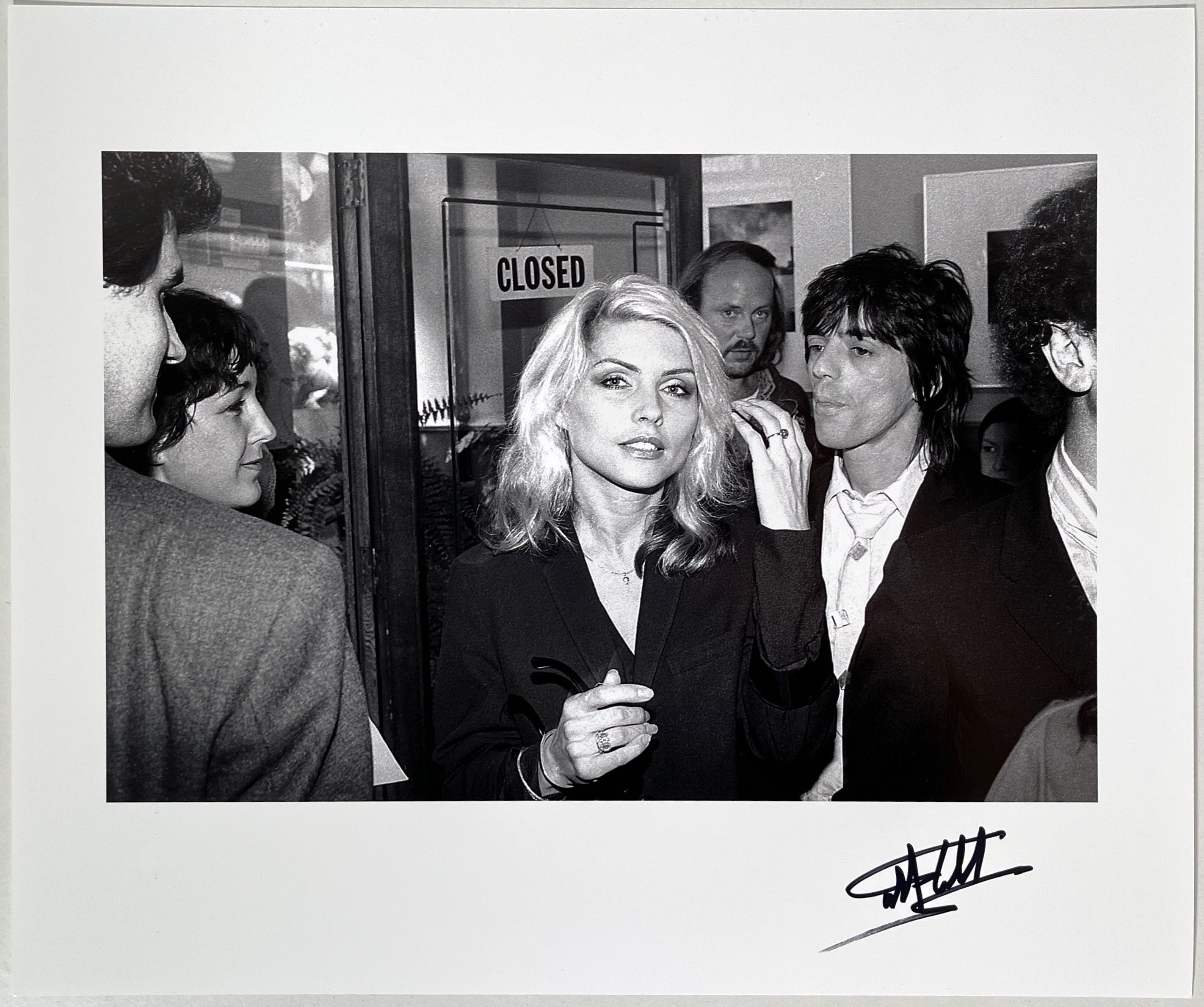 Lot 300 - DEBBIE HARRY / BLONDIE - SET OF THREE SIGNED