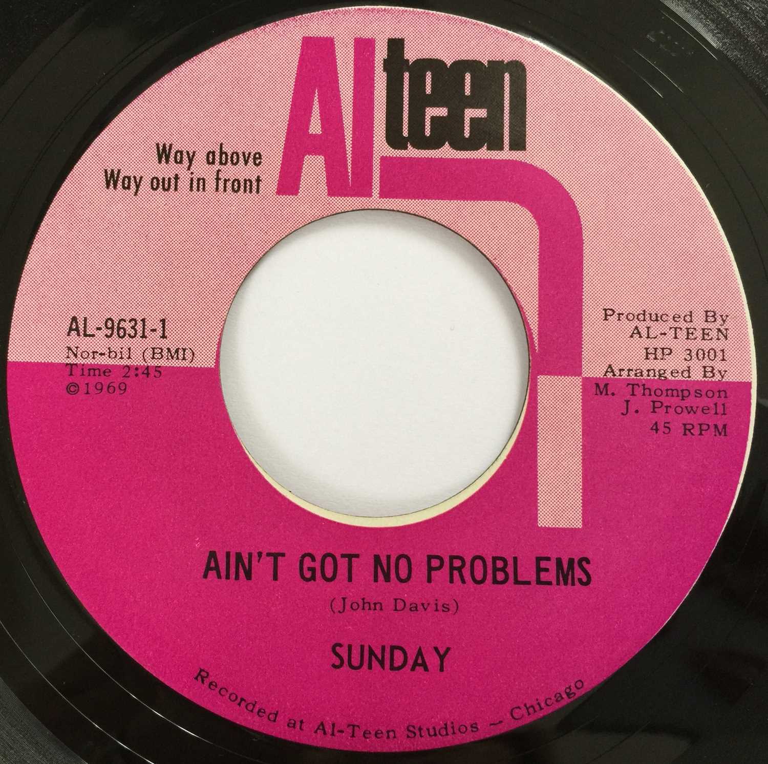 Lot 214 - SUNDAY - AIN'T GOT NO PROBLEMS / WHERE DID