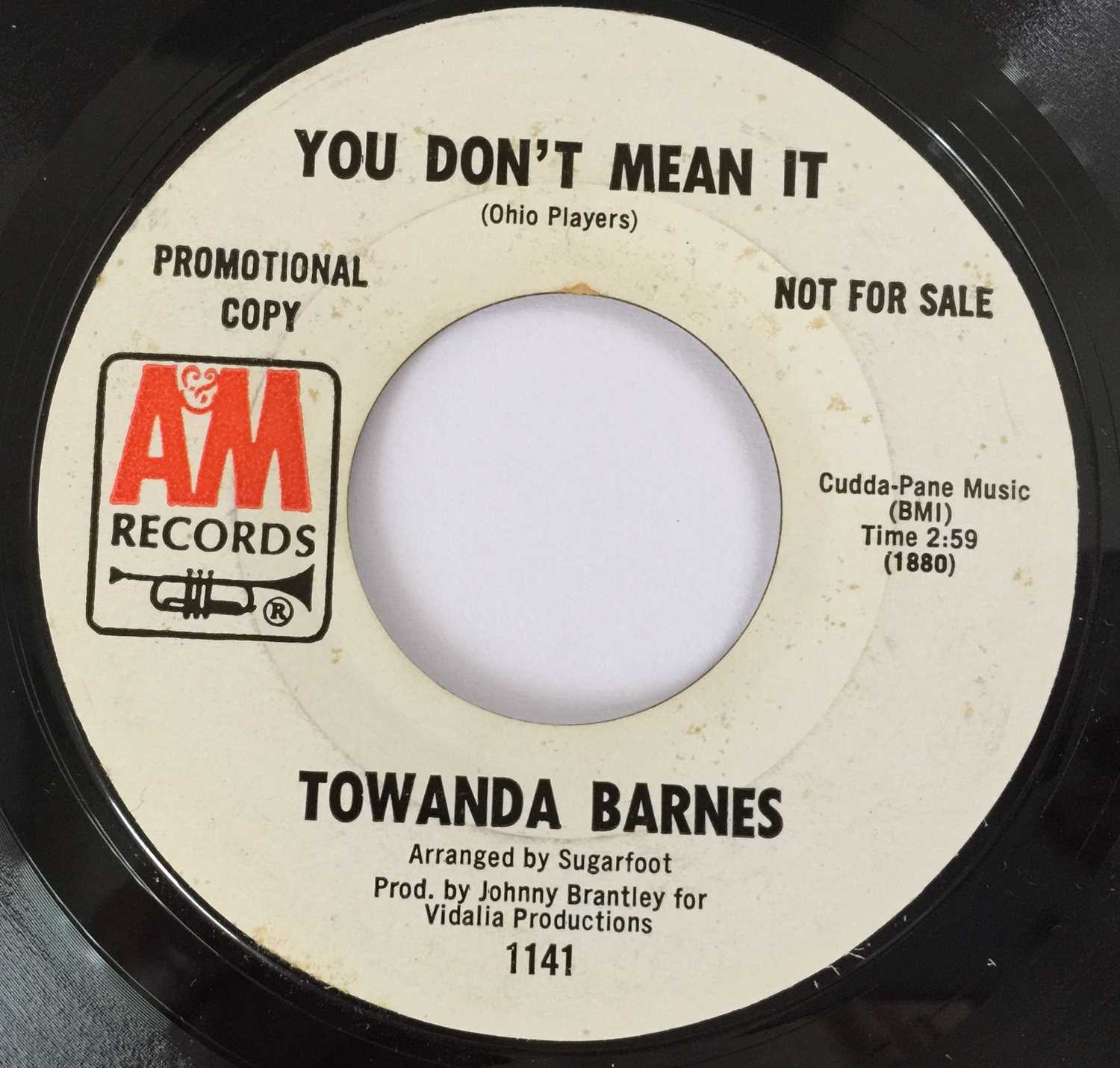 Lot 83 - TOWANDA BARNES - YOU DON'T MEAN IT 7"