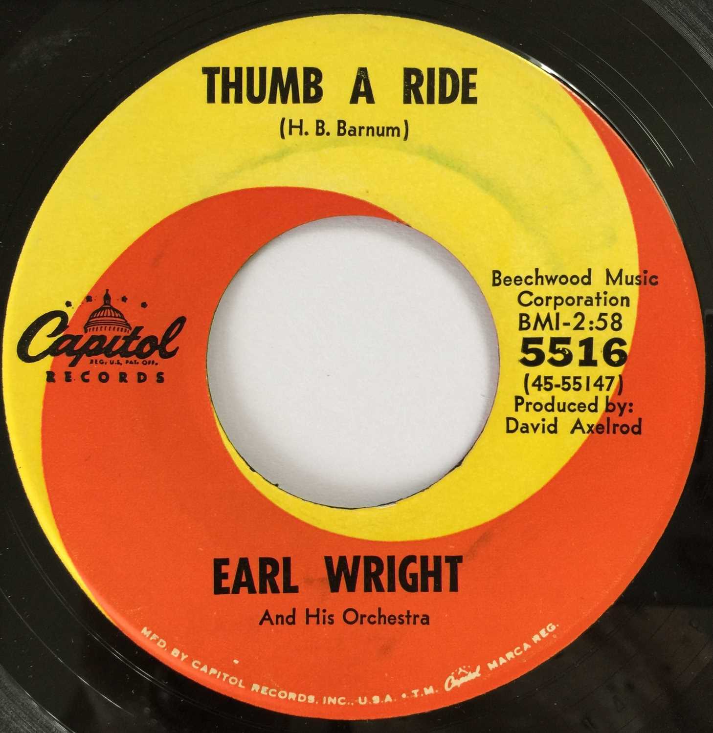 Lot 88 - EARL WRIGHT - THUMB A RIDE 7" (ORIGINAL US