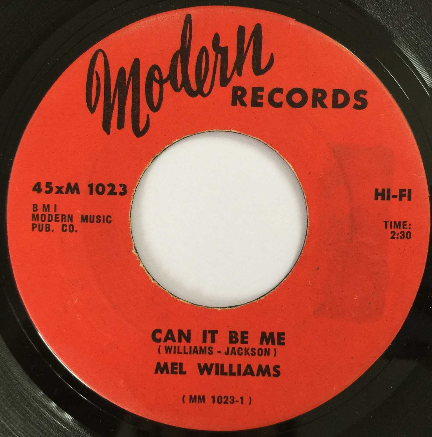 Lot 98 - MEL WILLIAMS - CAN IT BE ME 7" (ORIGINAL US