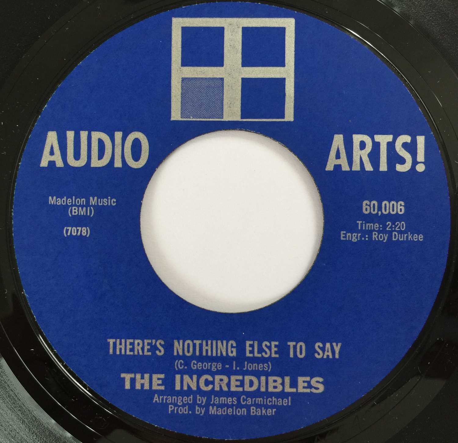 Lot 250 - THE INCREDIBLES - THERE'S NOTHING ELSE TO