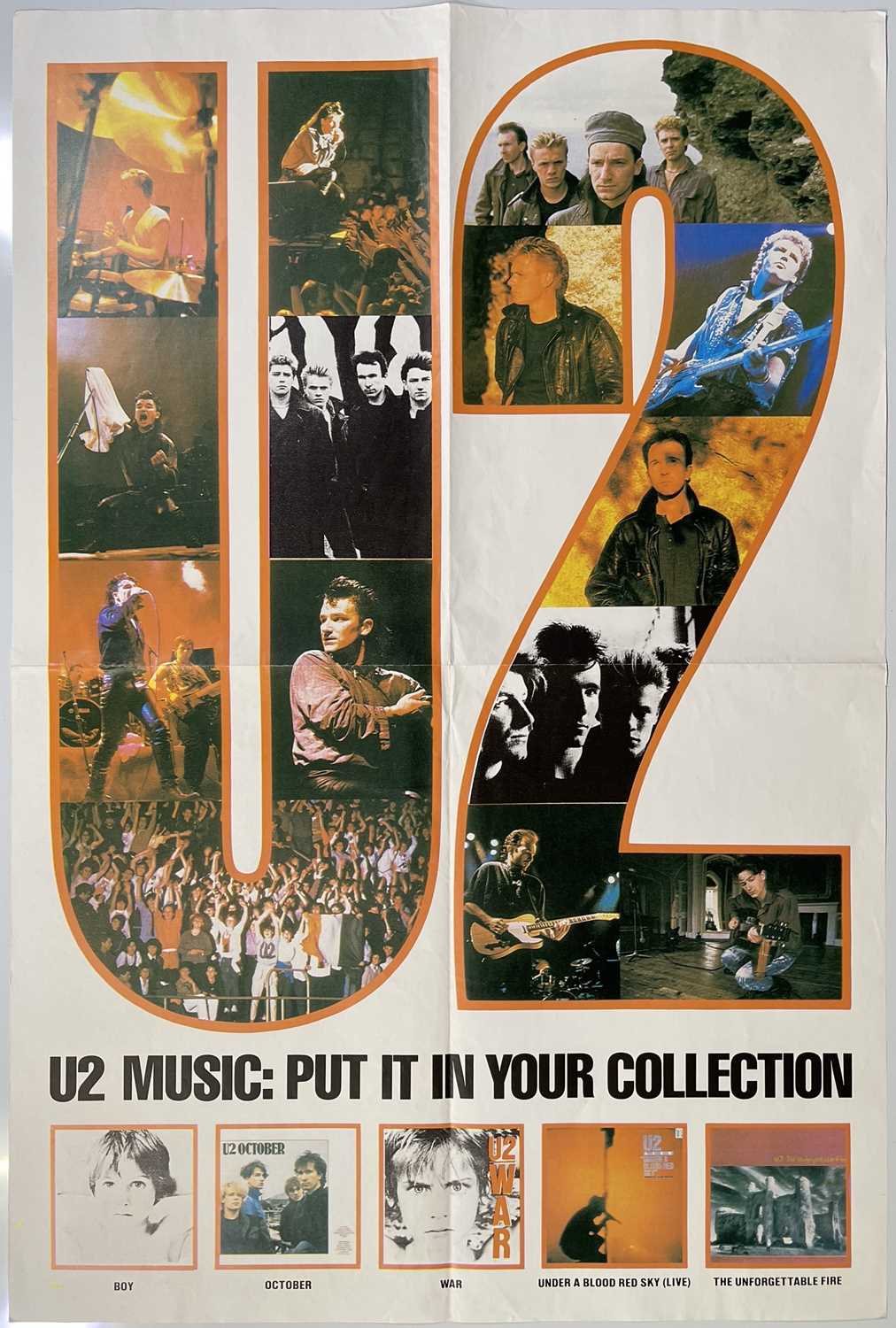 Lot 140 - U2 - 1980S POSTERS.