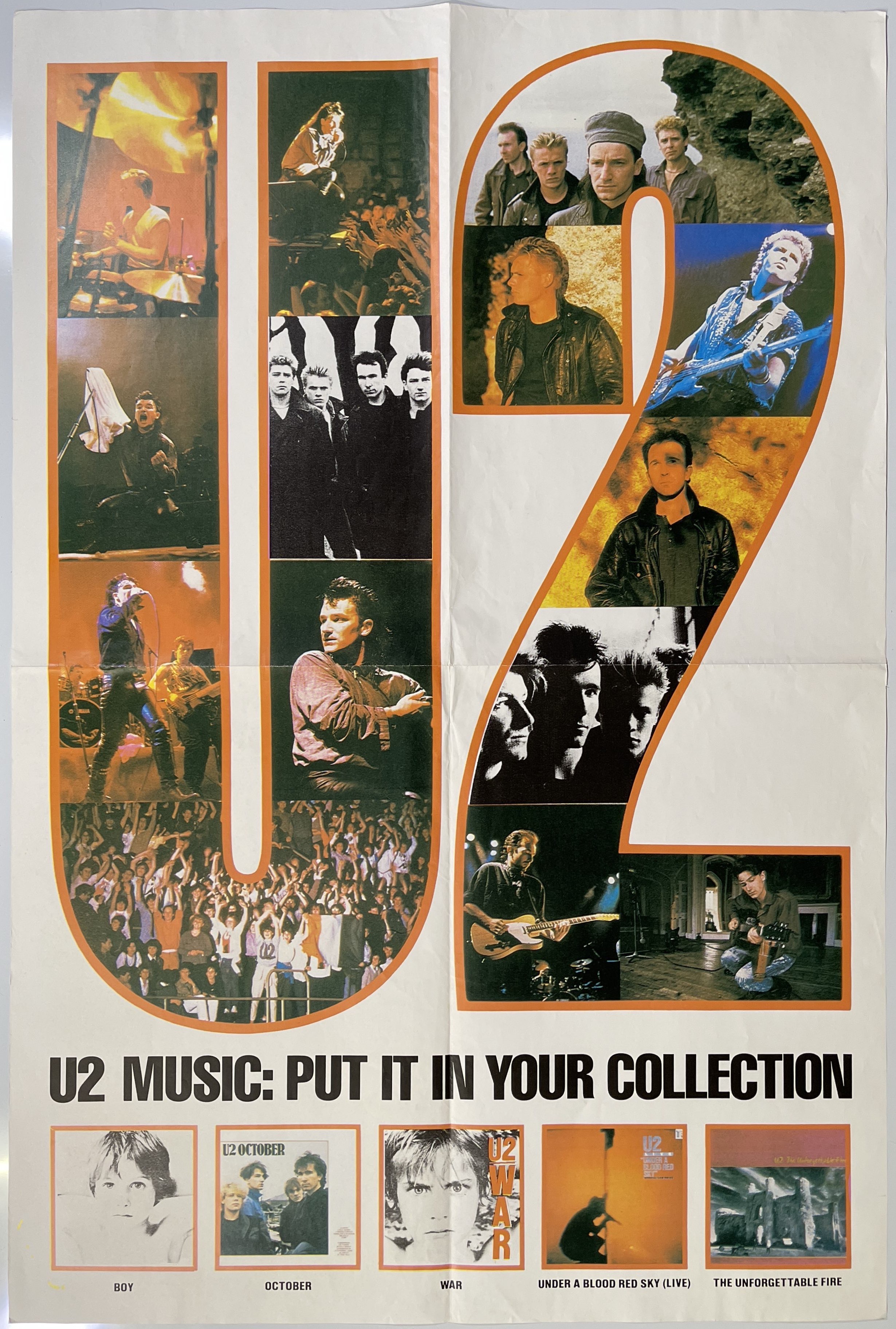 Lot 140 - U2 - 1980S POSTERS.