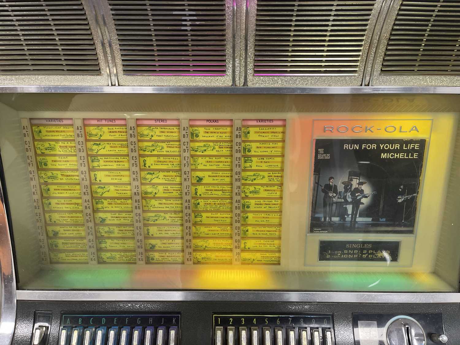 Lot 261 - ROCKOLA 443 JUKEBOX.