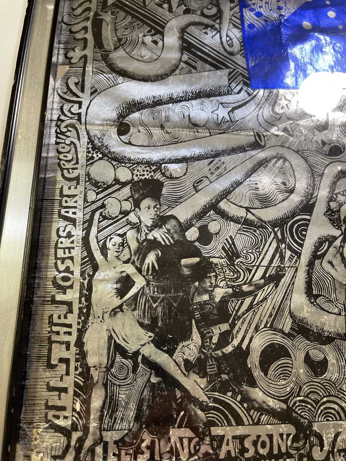 Lot 147 - MARTIN SHARP - BIG O - DONOVAN SILVER FOIL