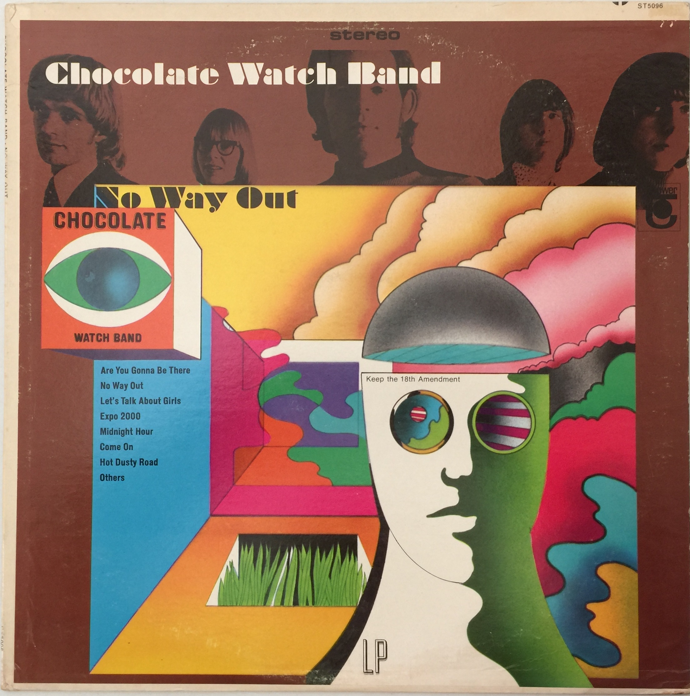 Lot 4 - CHOCOLATE WATCH BAND - NO WAY OUT LP (US