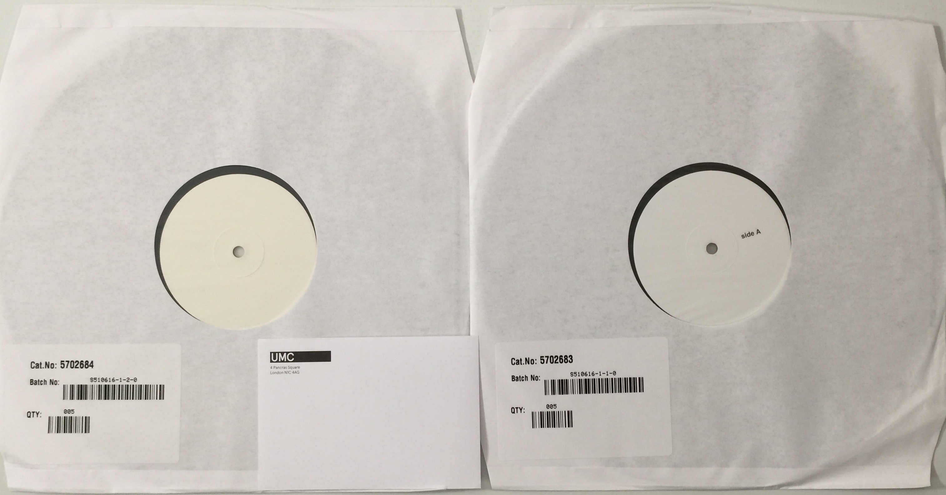 Lot 15 - STATUS QUO - WHITE LABEL TEST PRESSING LP