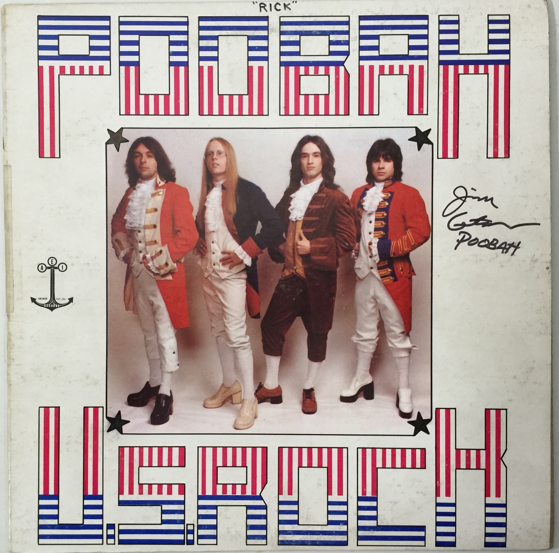 Lot 199 - POOBAH - U.S. ROCK LP (OG - US PSYCH - A.E.I.