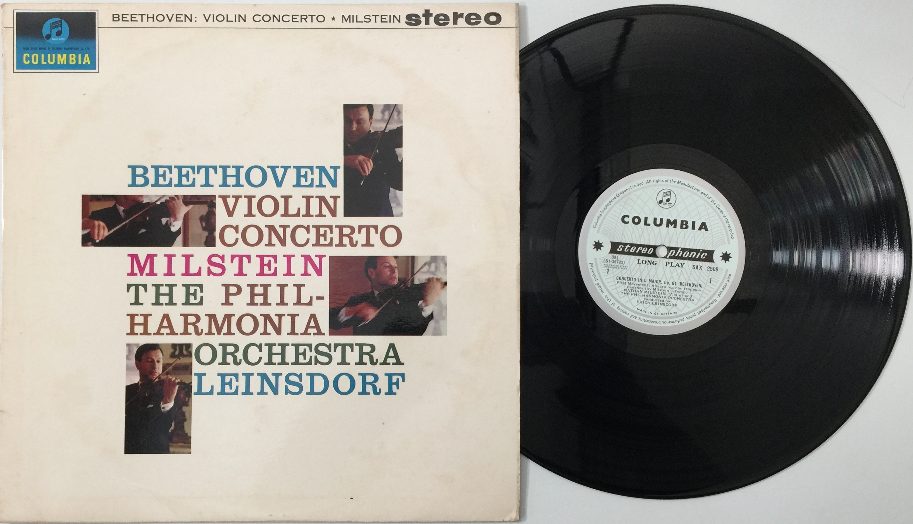 Lot 14 - NATHAN MILSTEIN - BEETHOVEN VIOLIN CONCERTO