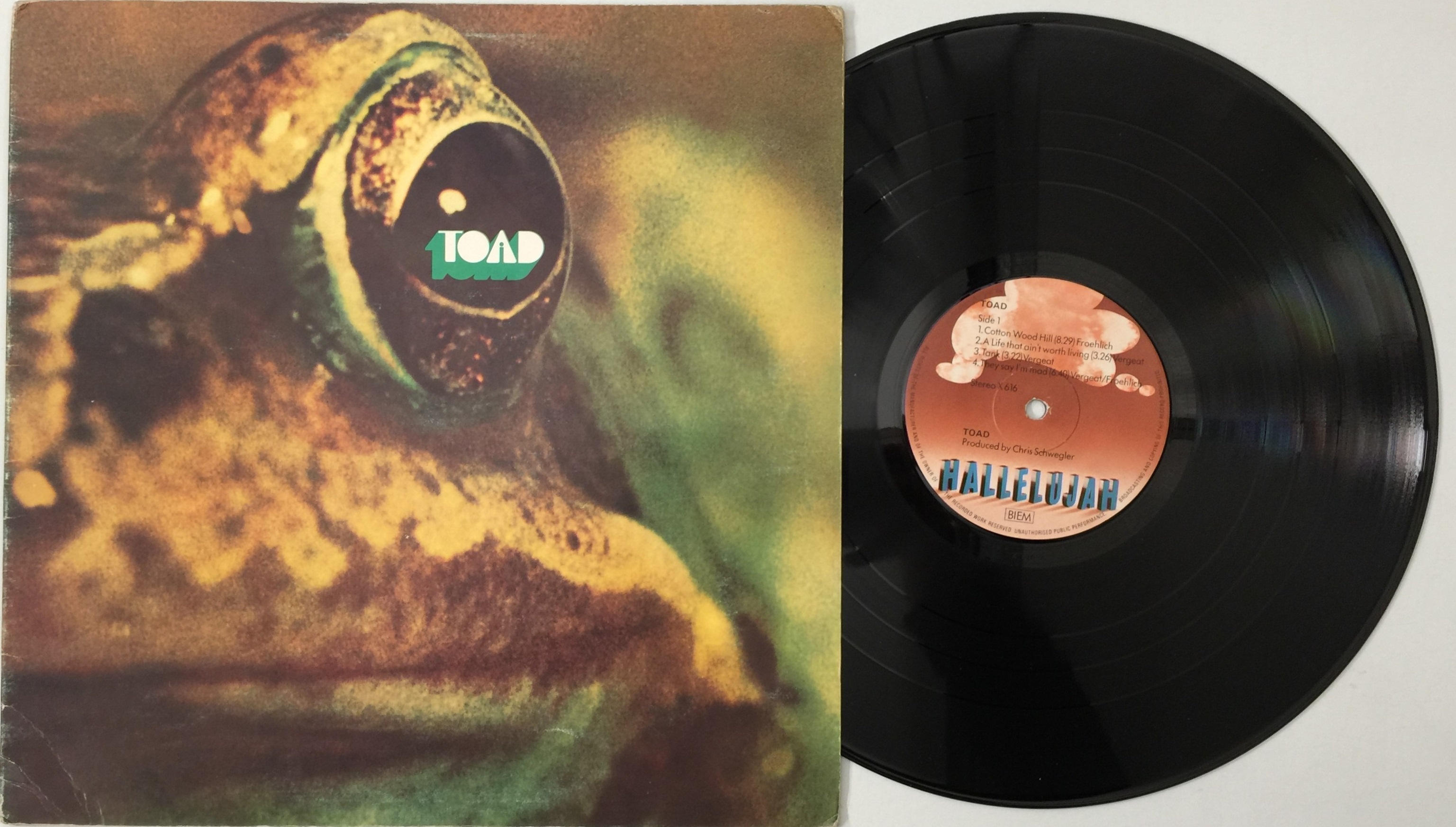 Lot 202 - TOAD - TOAD LP (OG SWISS PRESSING