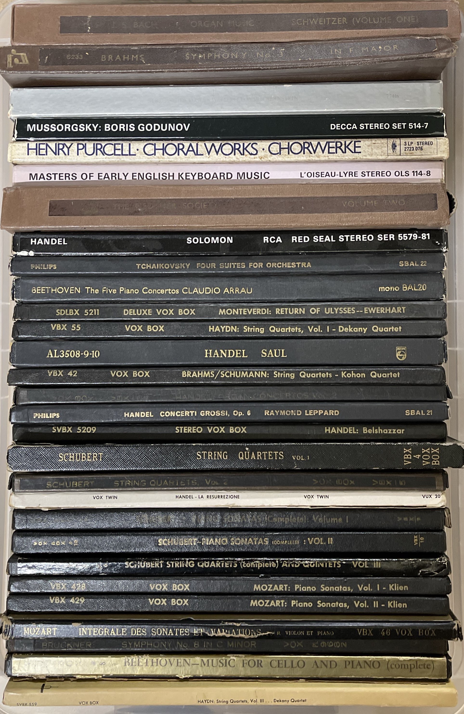Lot 61 - CLASSICAL - LP BOX SETS COLLECTION
