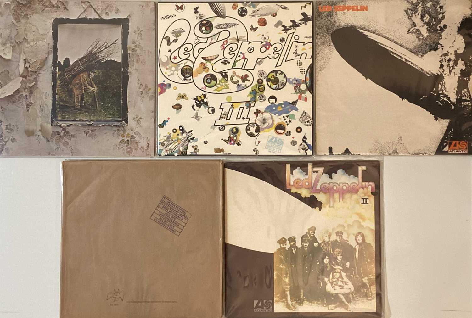 Lot 759 - Led Zeppelin - Studio LPs (Includes Plumb/