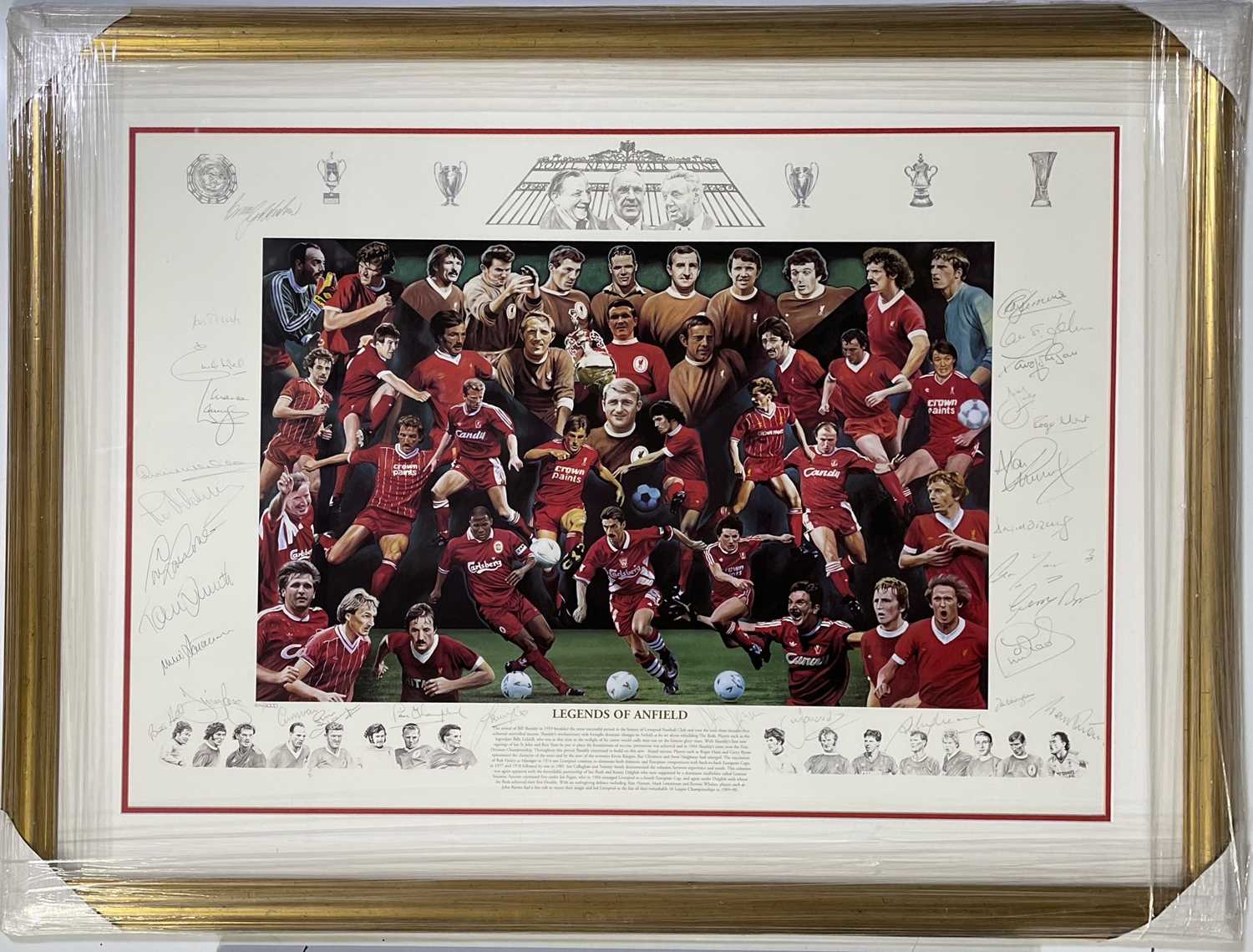 Lot 47 - FOOTBALL PRINTS - INC GEOFF HURST SIGNED