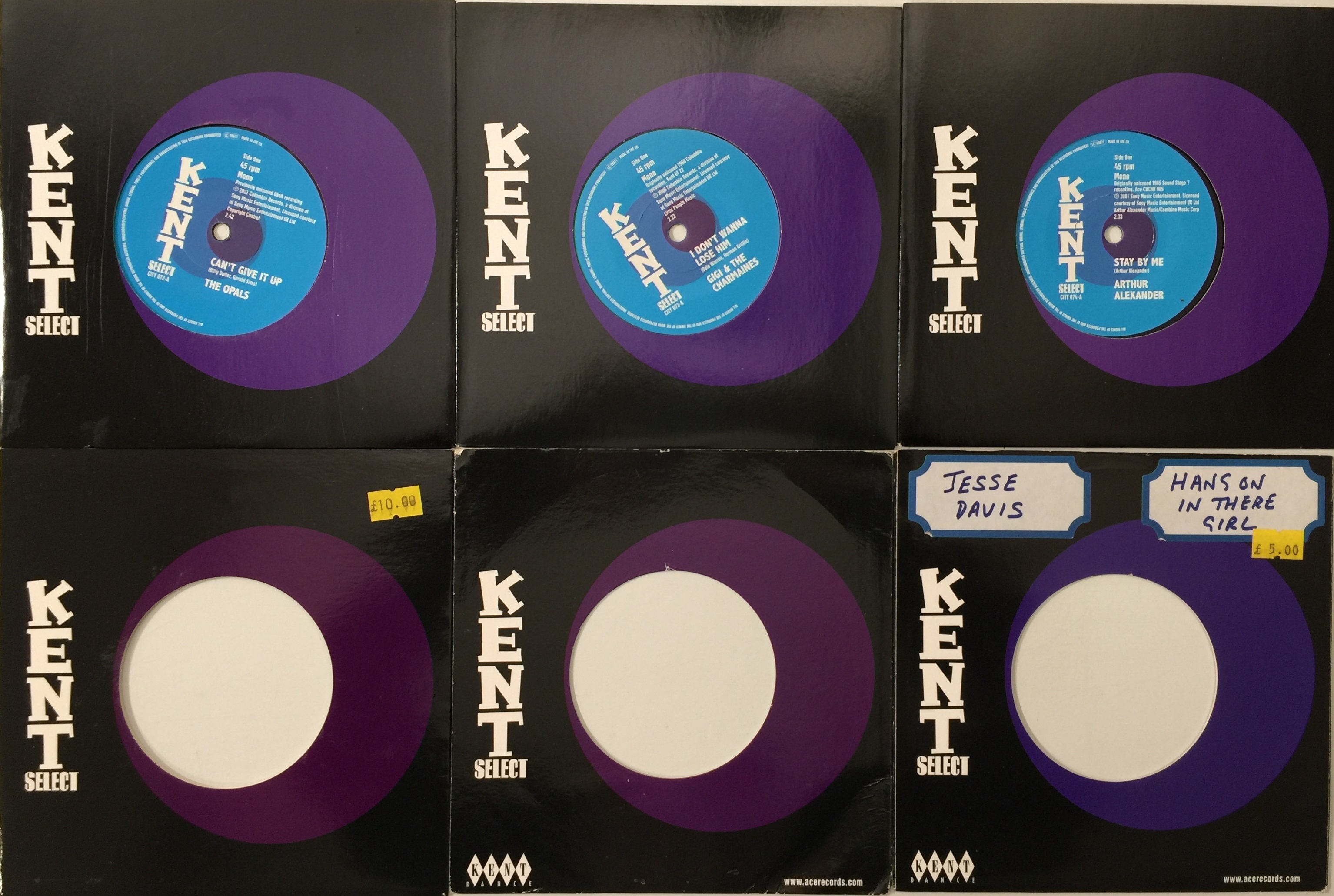 Lot 281 - KENT SELECT - 7" PACK