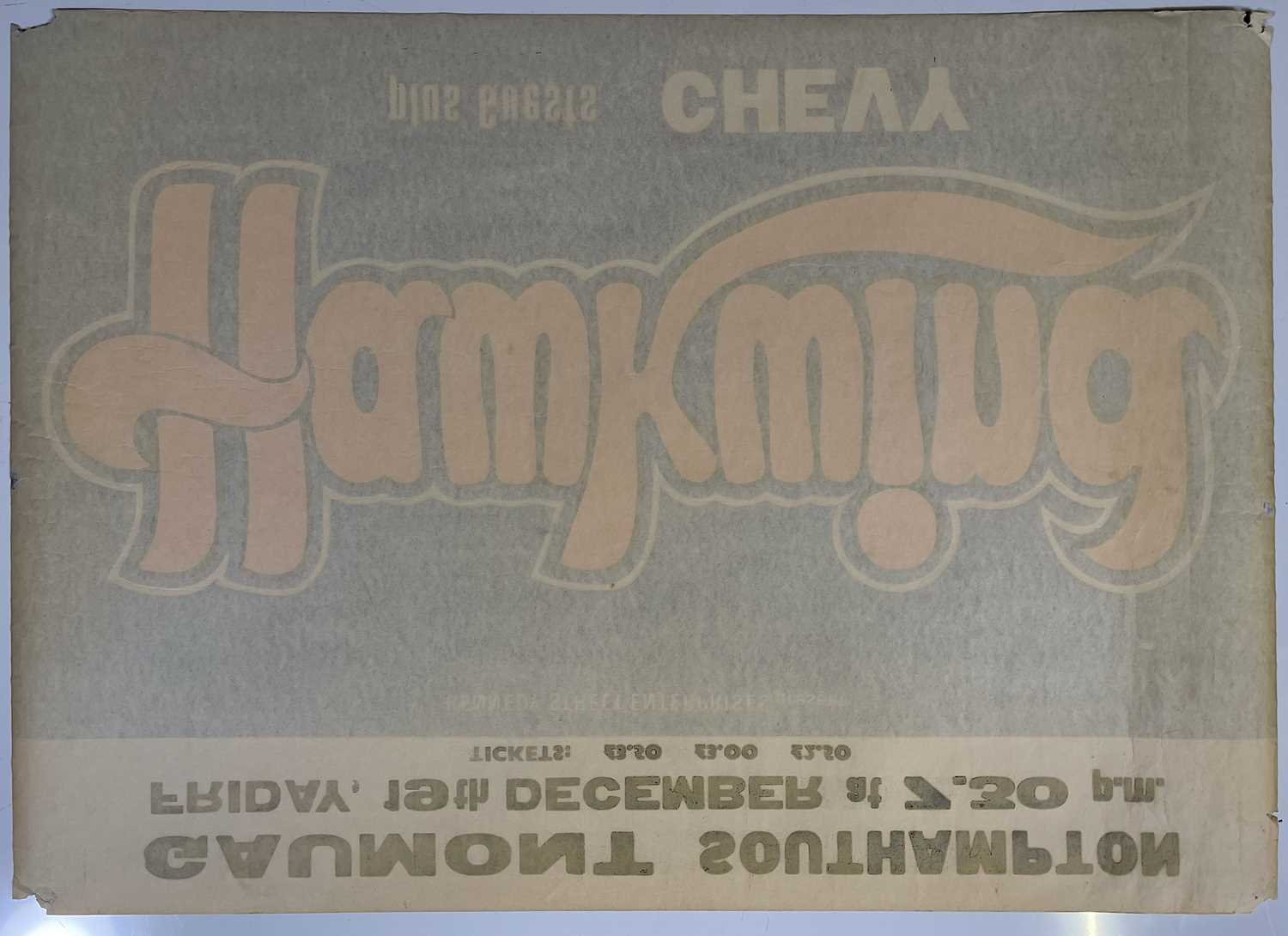 Lot 159 - HAWKWIND - A 1980 CONCERT POSTER.