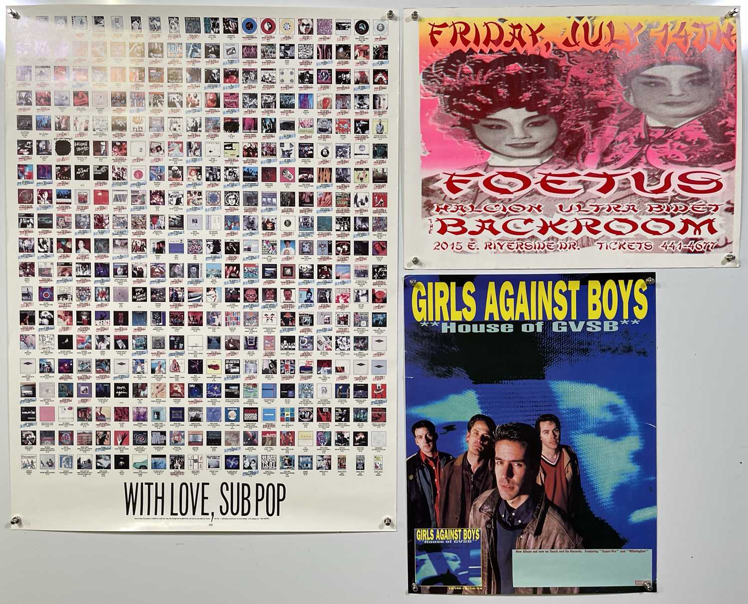 Lot 181 - 1990S INDIE / ALT POSTERS INC 4AD PROMOS