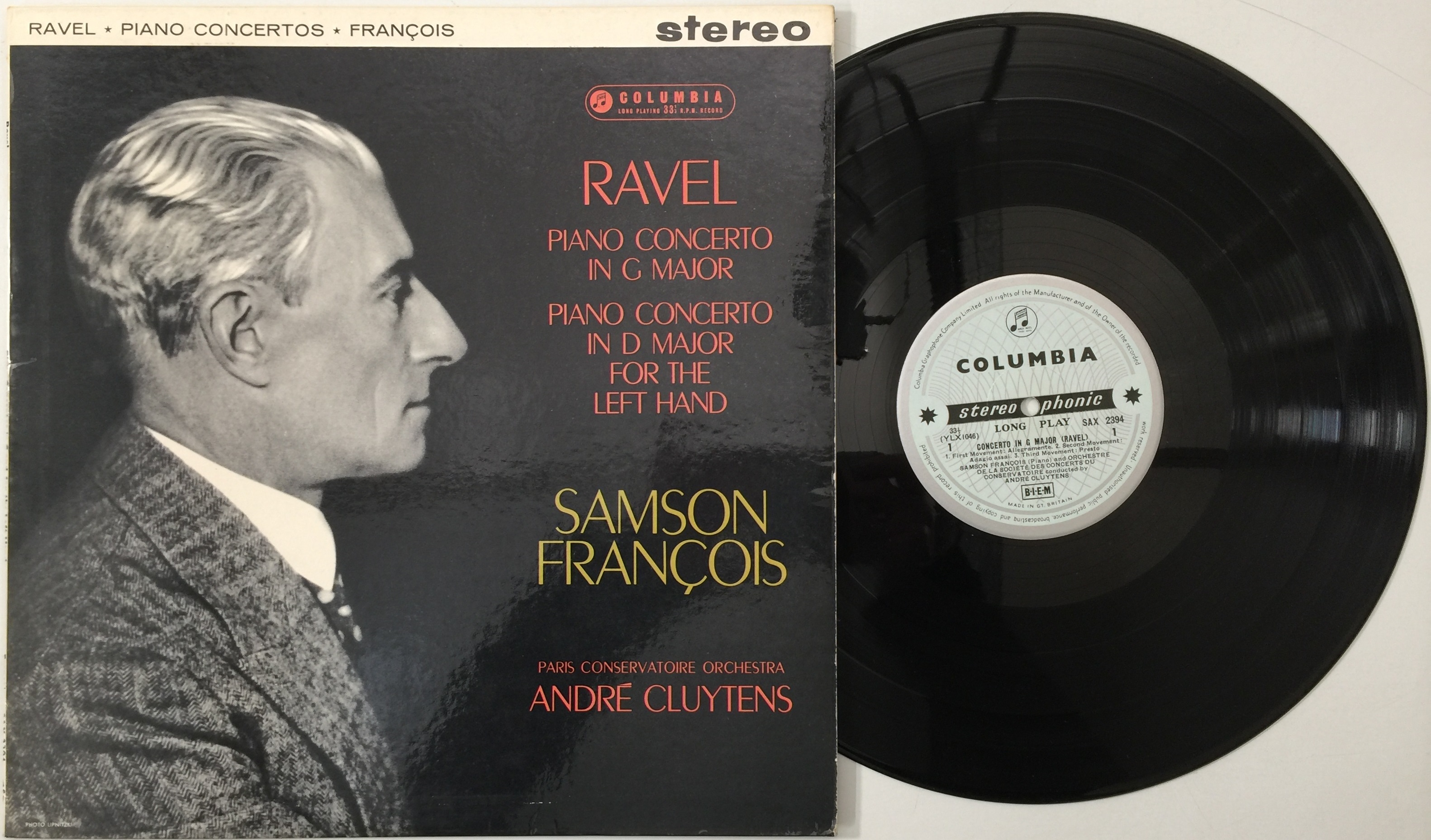 Lot 27 - ANDRE CLUYTENS - RAVEL / SAMSON FRANCOIS