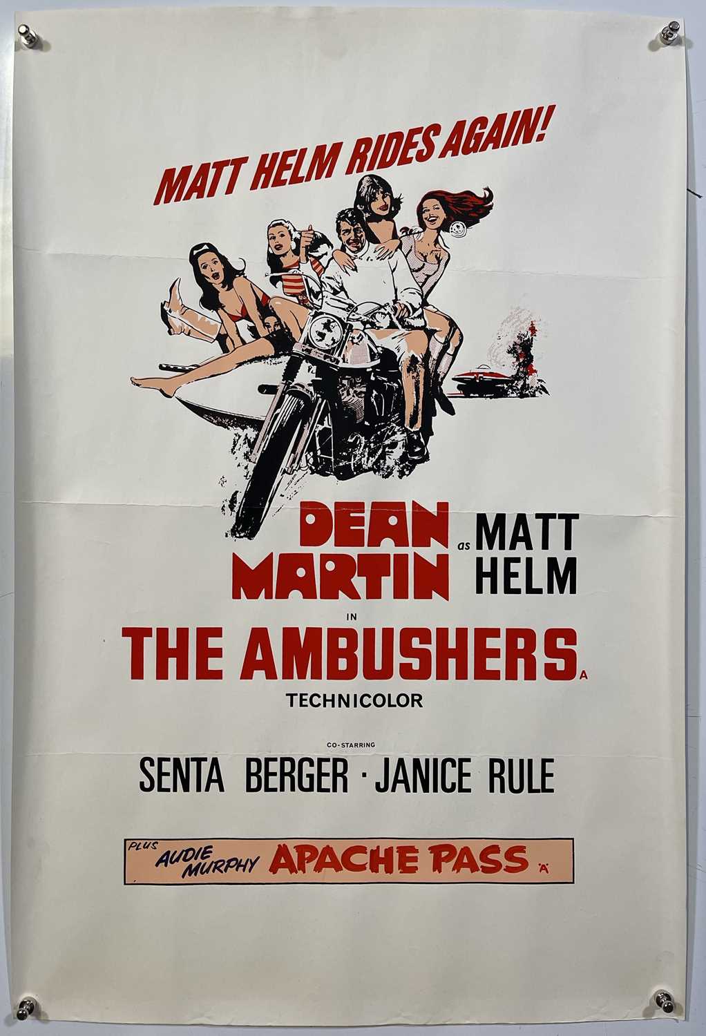 Lot 158 - THE AMBUSHERS (1968) ORIGINAL UK DOUBLE