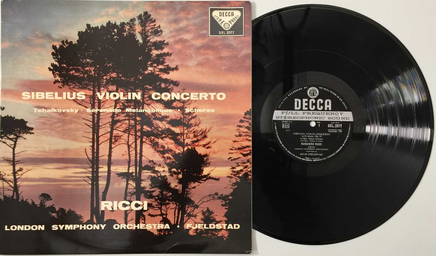 Lot 76 - RICCI / FJELDSTAD - SIBELIUS VIOLIN CONCERTO