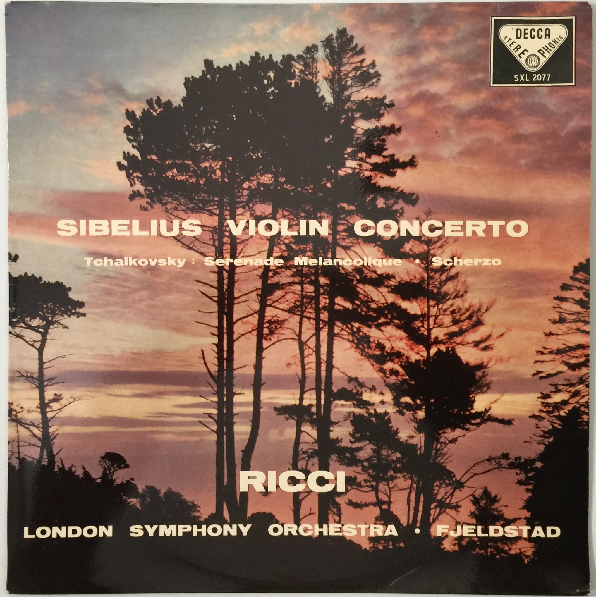 Lot 76 - RICCI / FJELDSTAD - SIBELIUS VIOLIN CONCERTO
