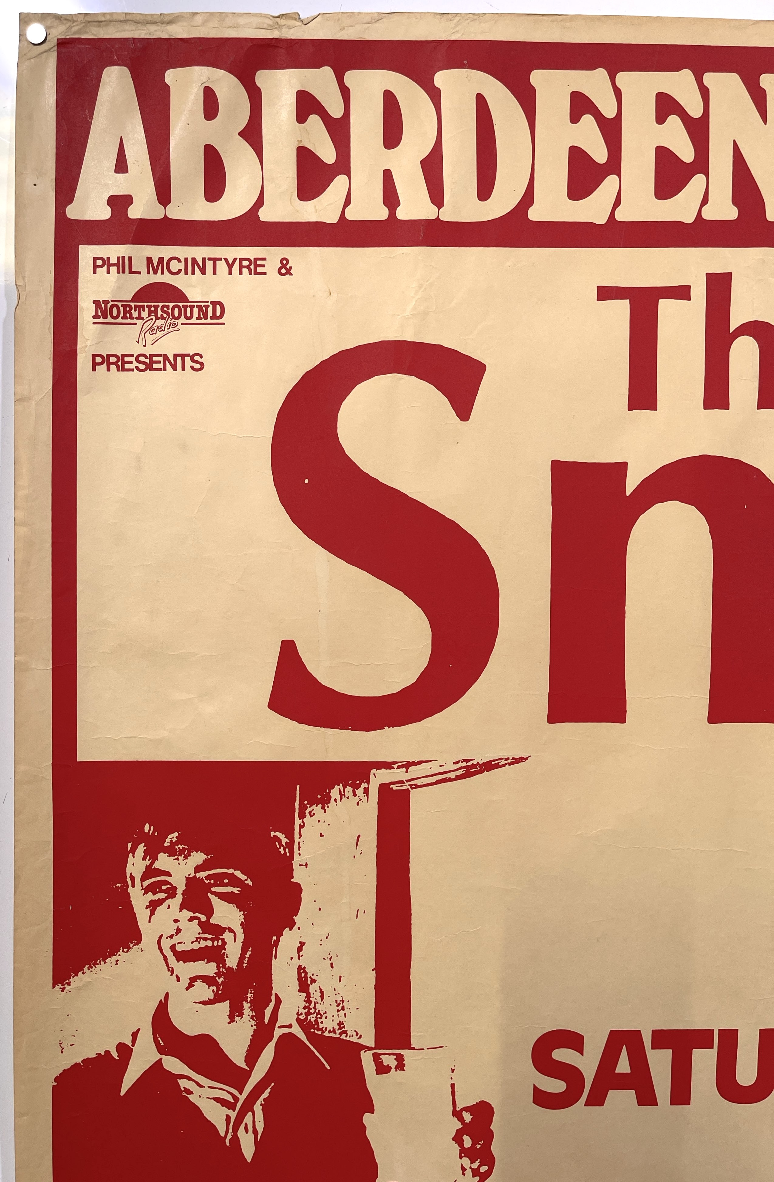 Lot 443 - THE SMITHS - A 1984 CONCERT POSTER FOR
