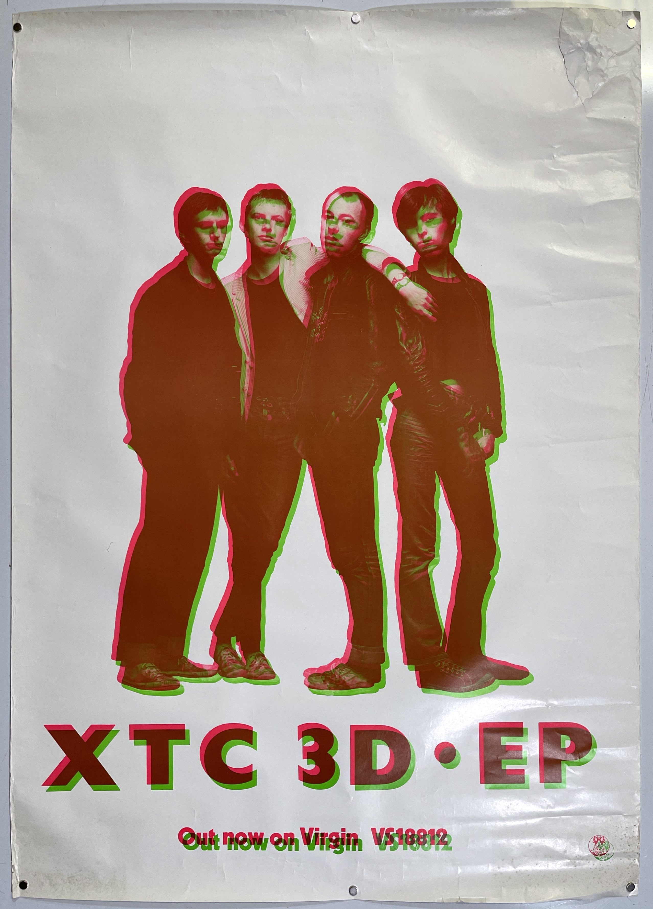 Lot 189 - XTC - 3D EP ORIGINAL 1977 VIRGIN PROMO