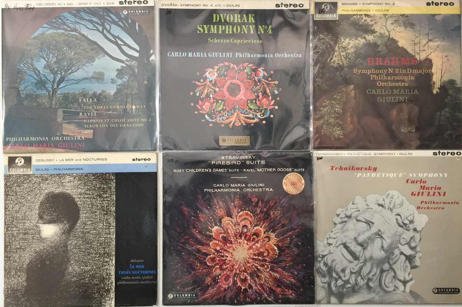 Lot 33 - GIULINI - ORIGINAL UK STEREO RECORDING LPs