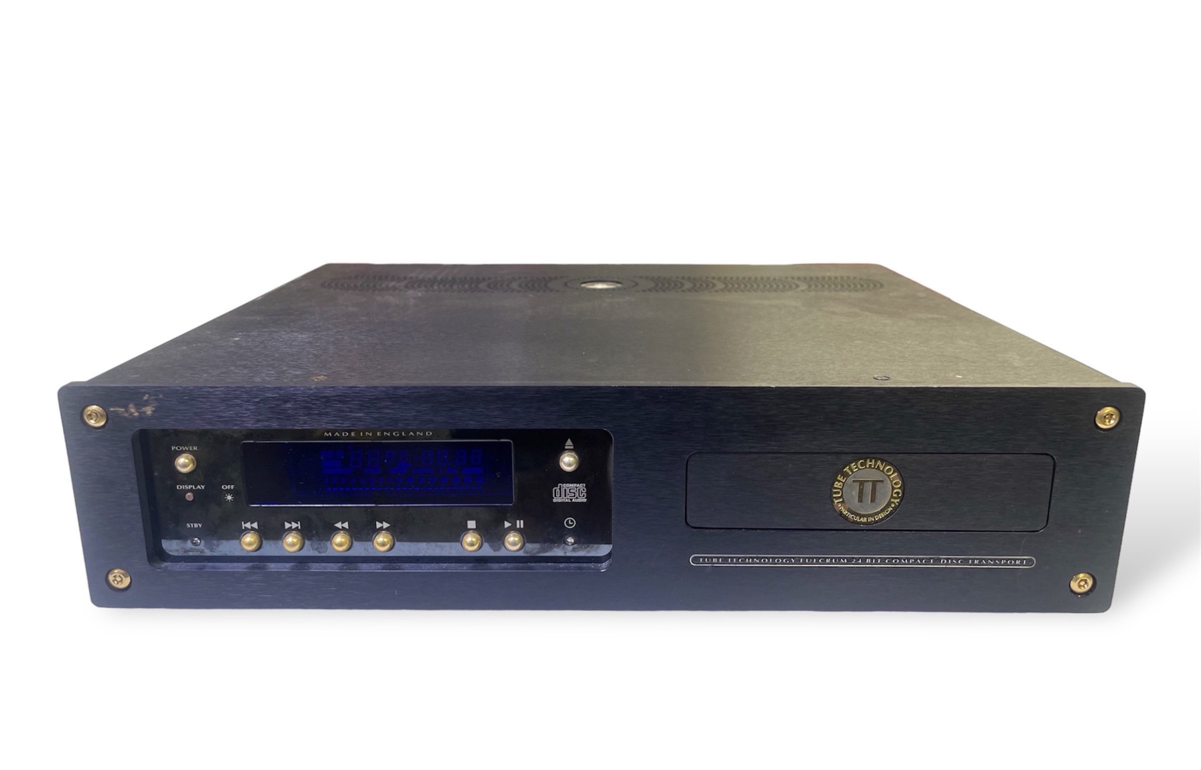 Lot 10 - TUBE TECHNOLOGY - FULCRUM 24 BIT CD PLAYER.
