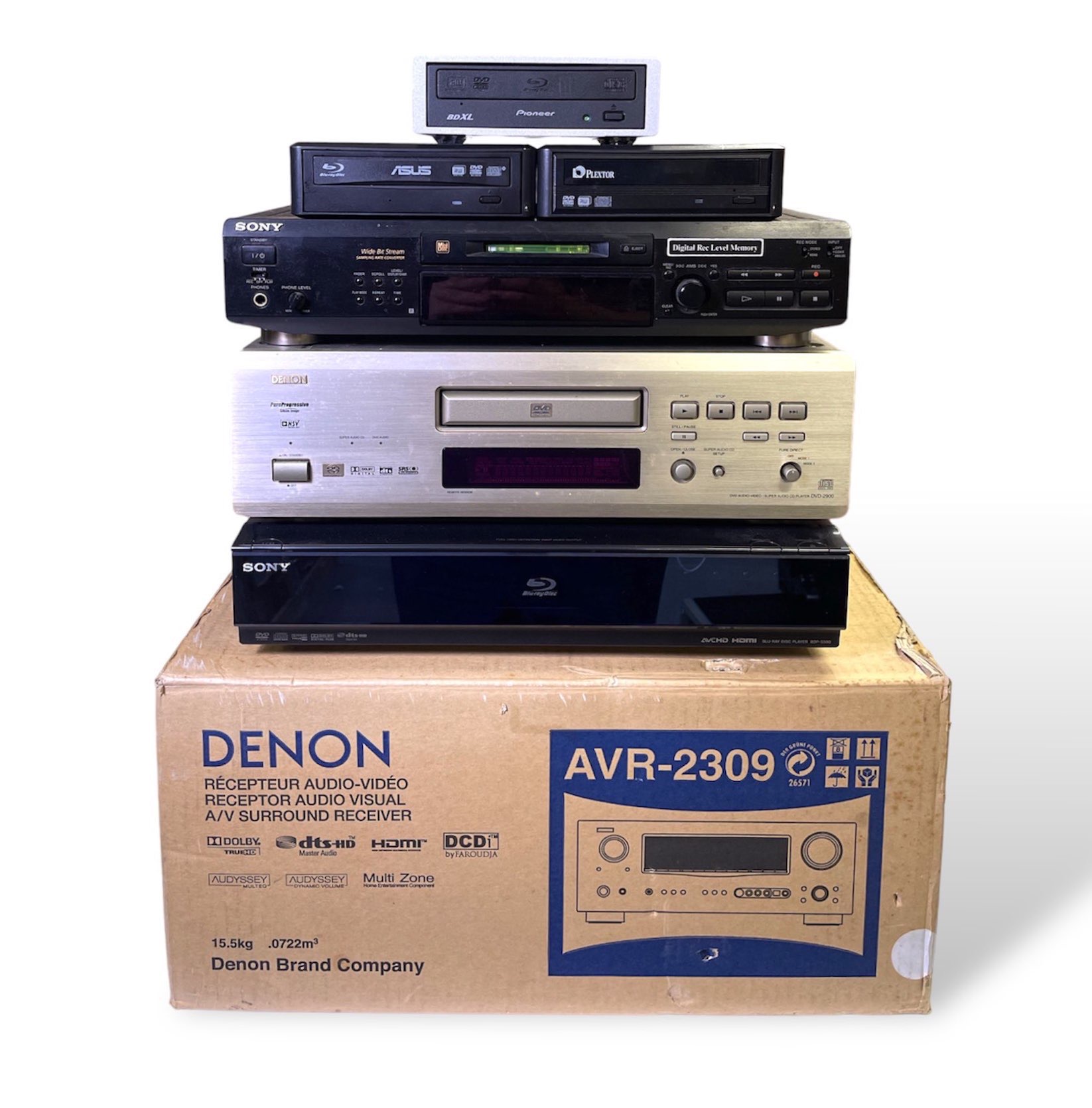 Lot 22 - HI-FI SEPARATES INC SONY / DENON / PIONEER.