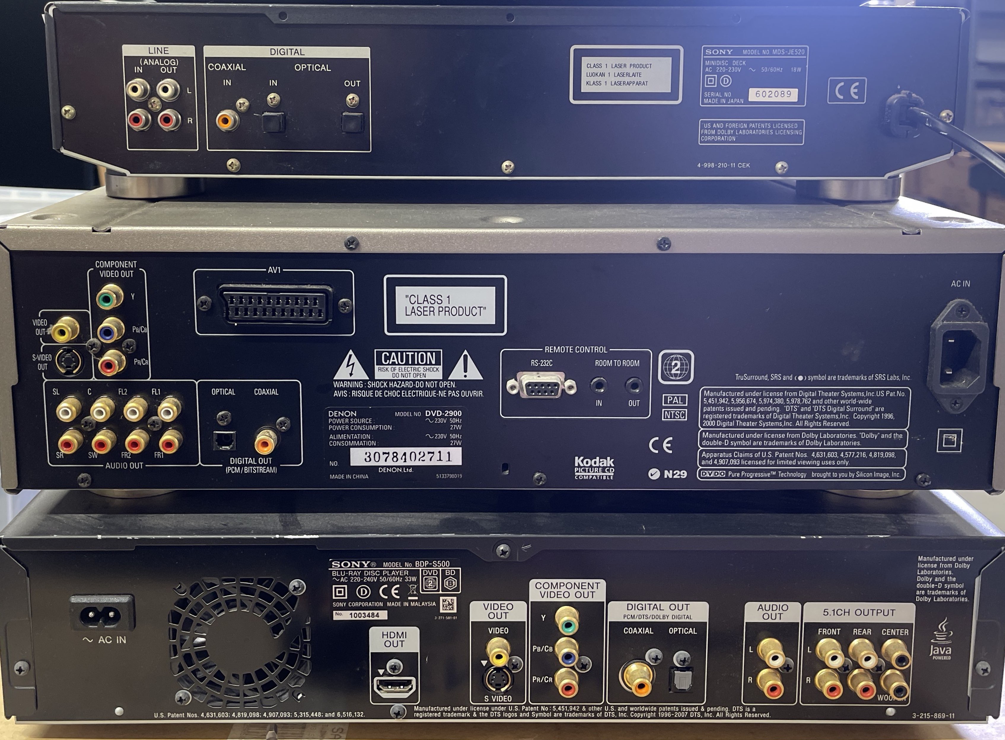Lot 22 - HI-FI SEPARATES INC SONY / DENON / PIONEER.