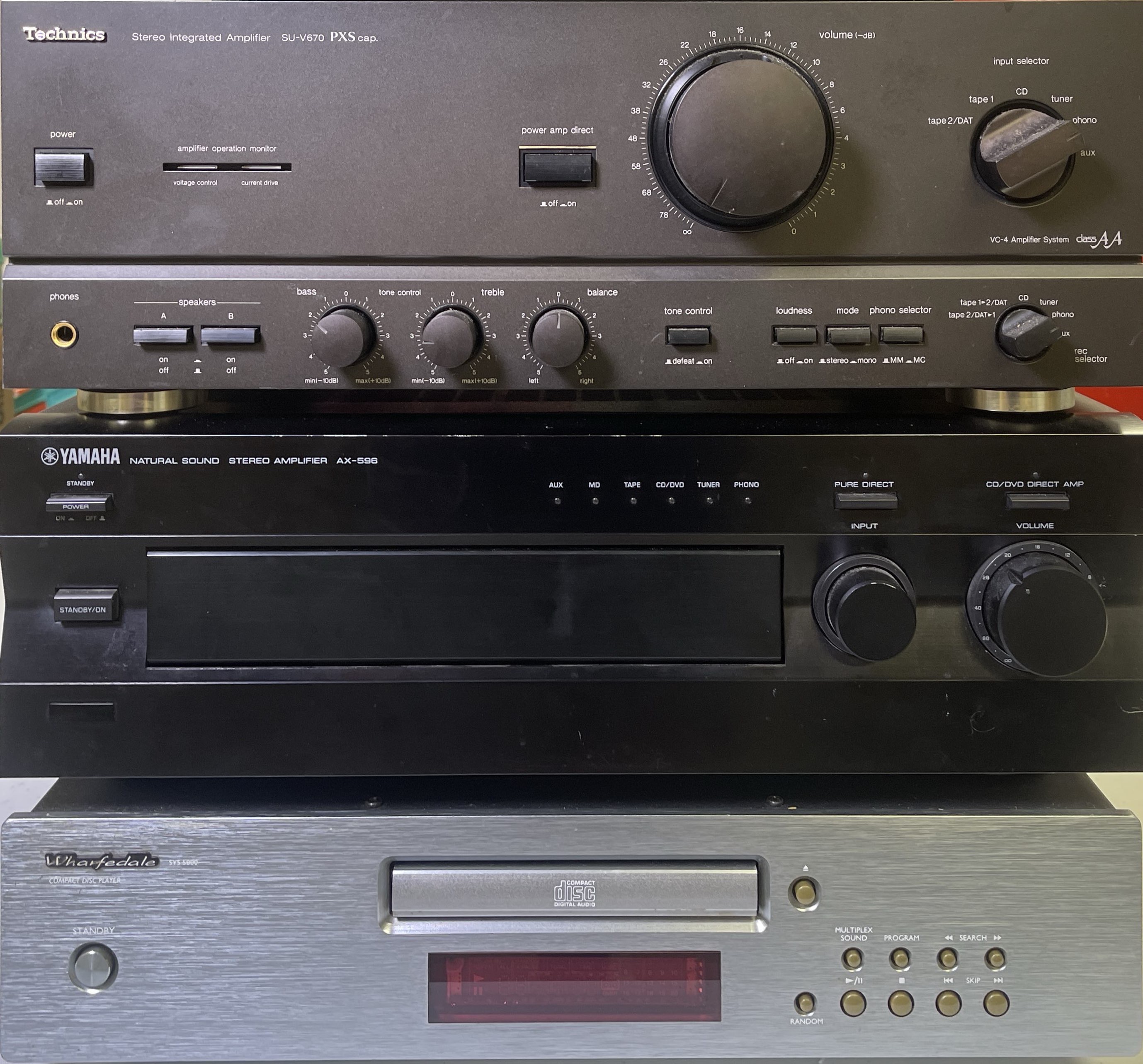 Lot 23 - HI-FI SEPARATES INC WHARFEDALE / TECHNICS