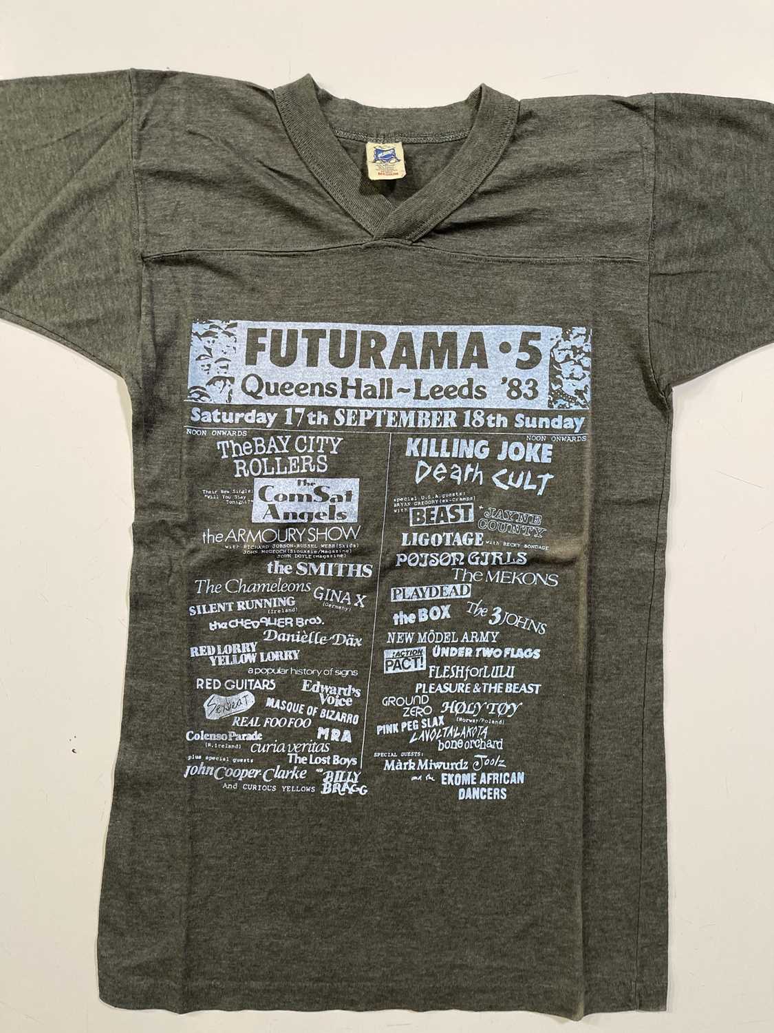Lot 372 - TWO FUTURAMA FESTIVAL CIRCA 1980S ORIGINAL T-