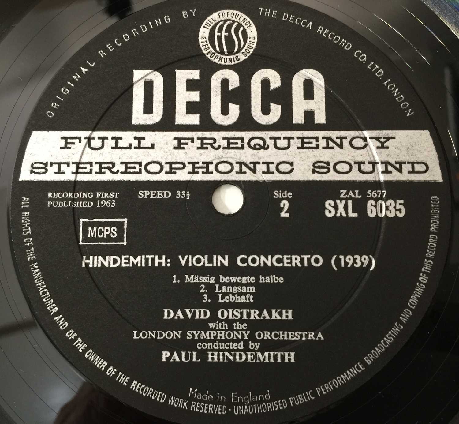 Lot 100 - DAVID OISTRAKH - BRUCH / HINDEMITH (DECCA