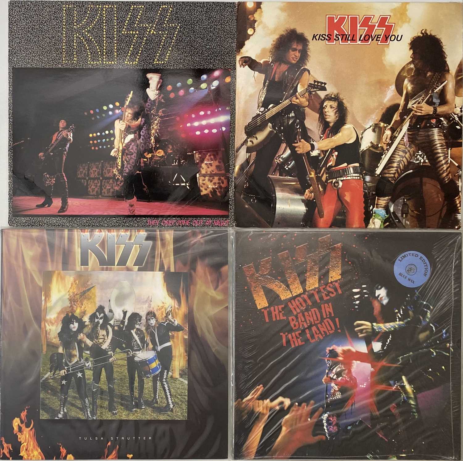 Lot 607 - KISS - PRIVATE RELEASED LP PACK