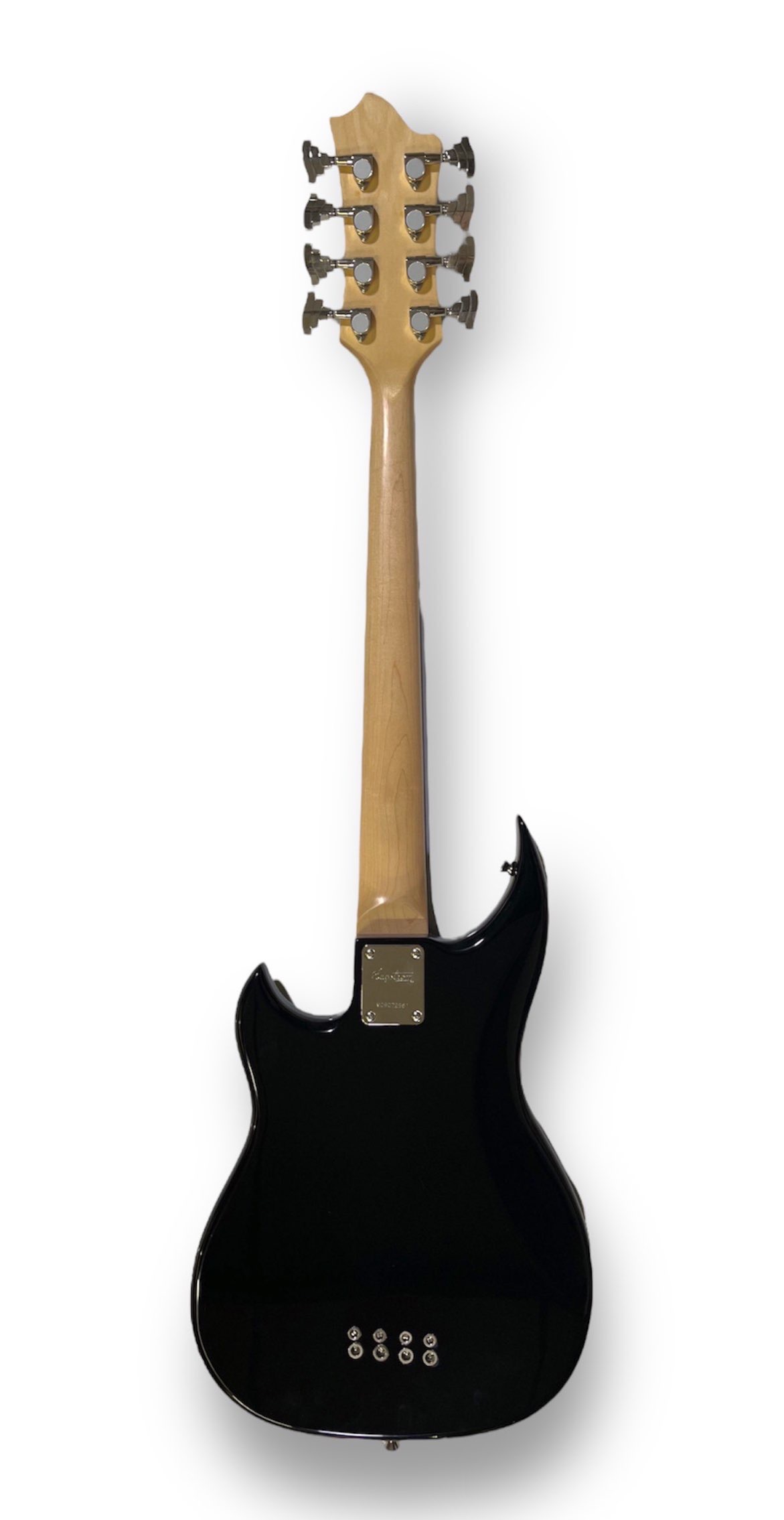 Lot 283 - HAGSTROM HB8 8-STRING BASS GUITAR - BLACK,