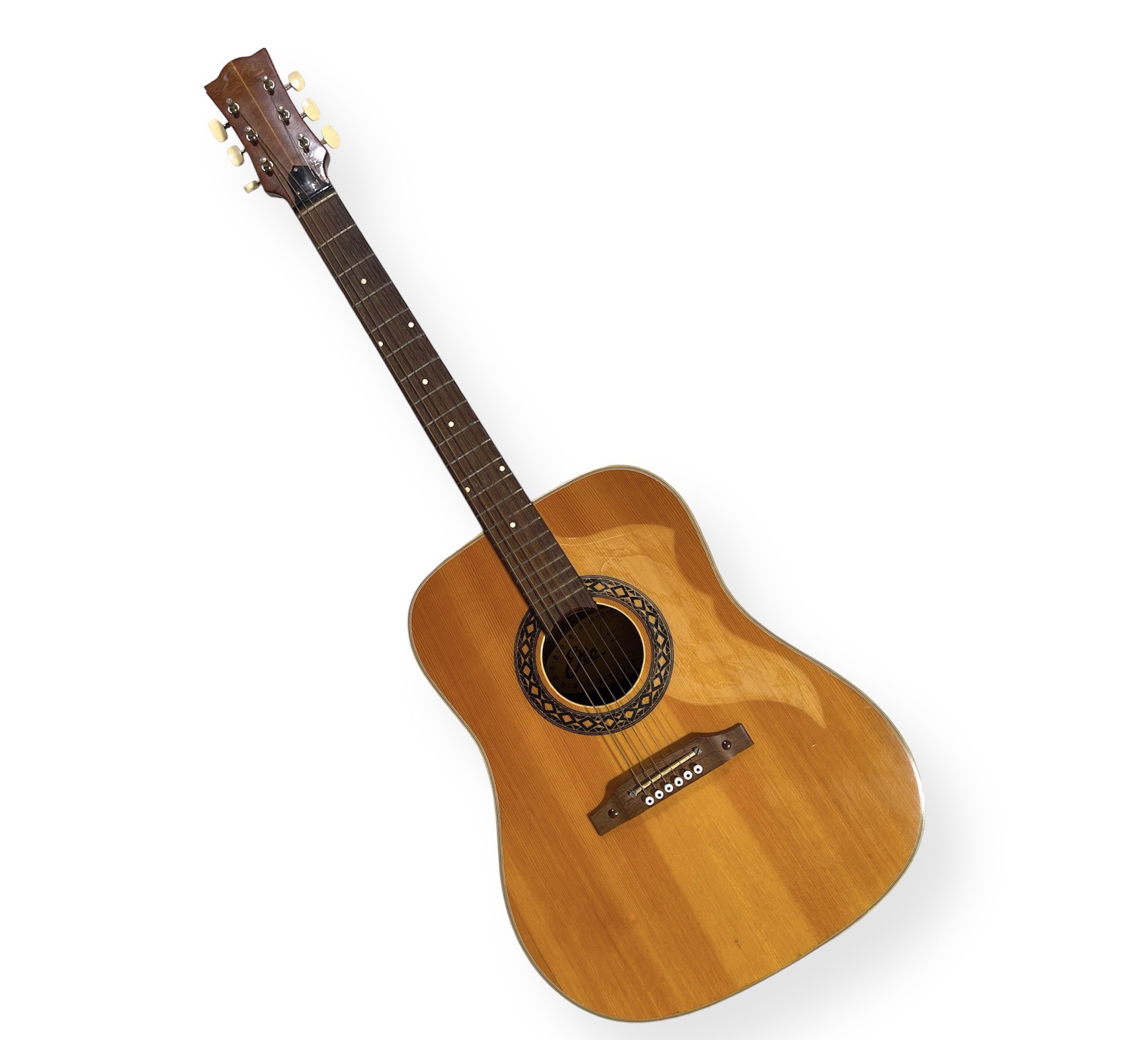 Lot 286 - TWO EKO RANGER 6 ACOUSTIC GUITARS C 1970.