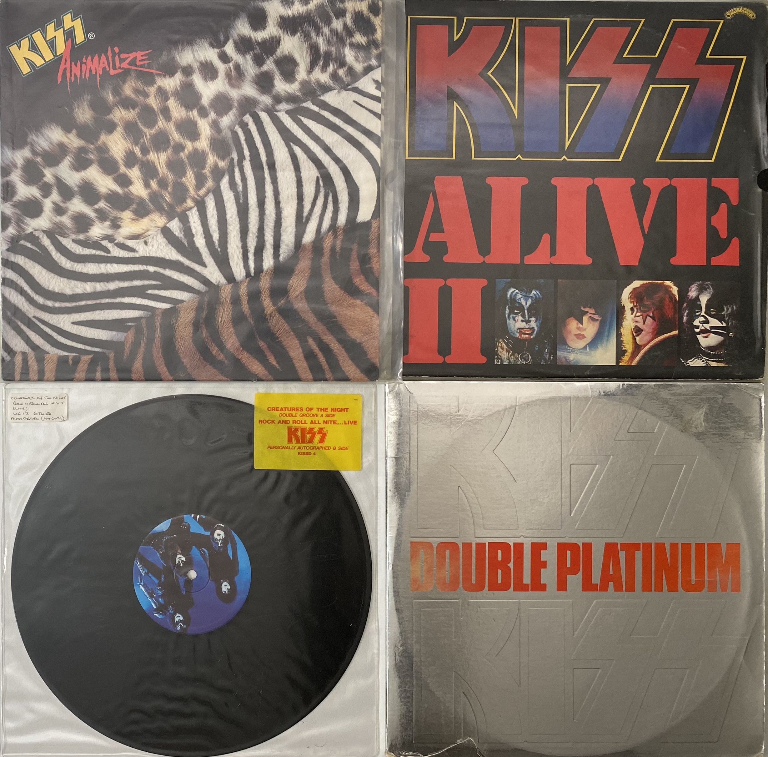 Lot 628 - KISS - UK LP/ 12" PACK