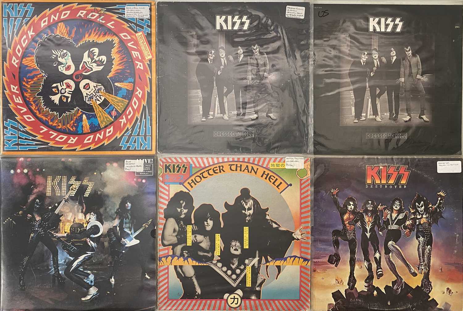 Lot 629 - KISS - US LP PACK