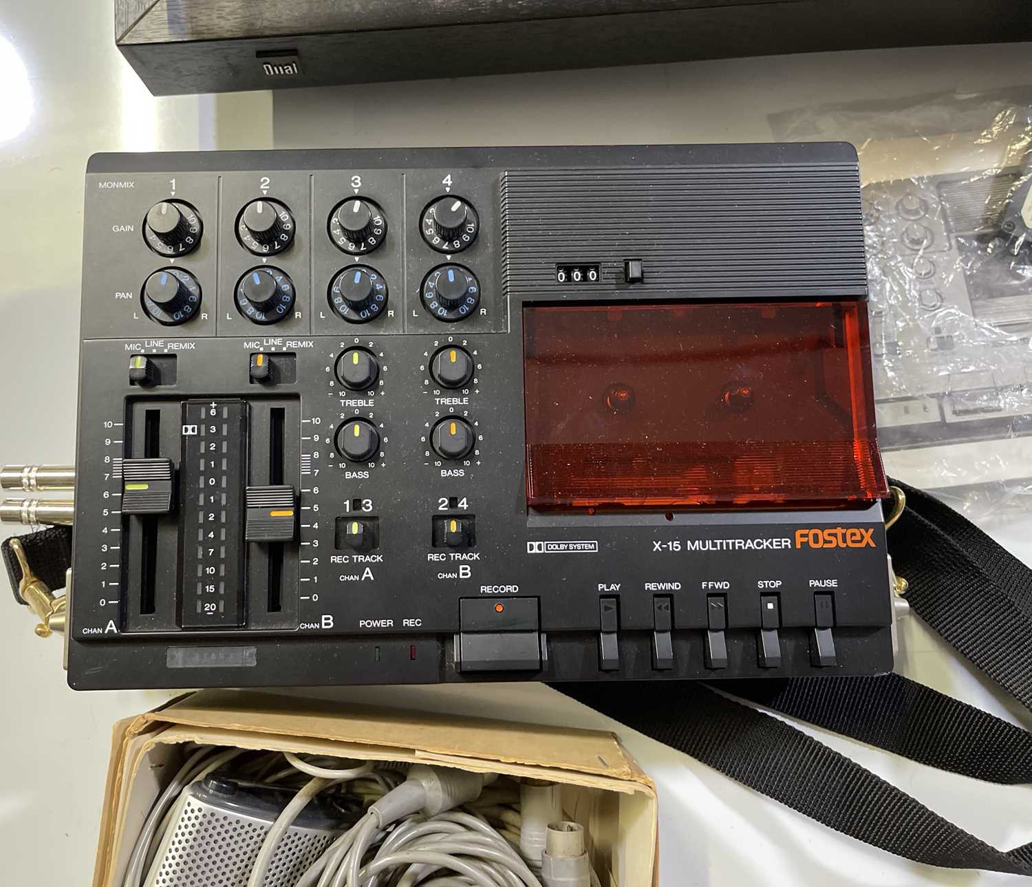 Lot 34 - TURNTABLES, TAPE RECORDER & HEADPHONES(AIWA,