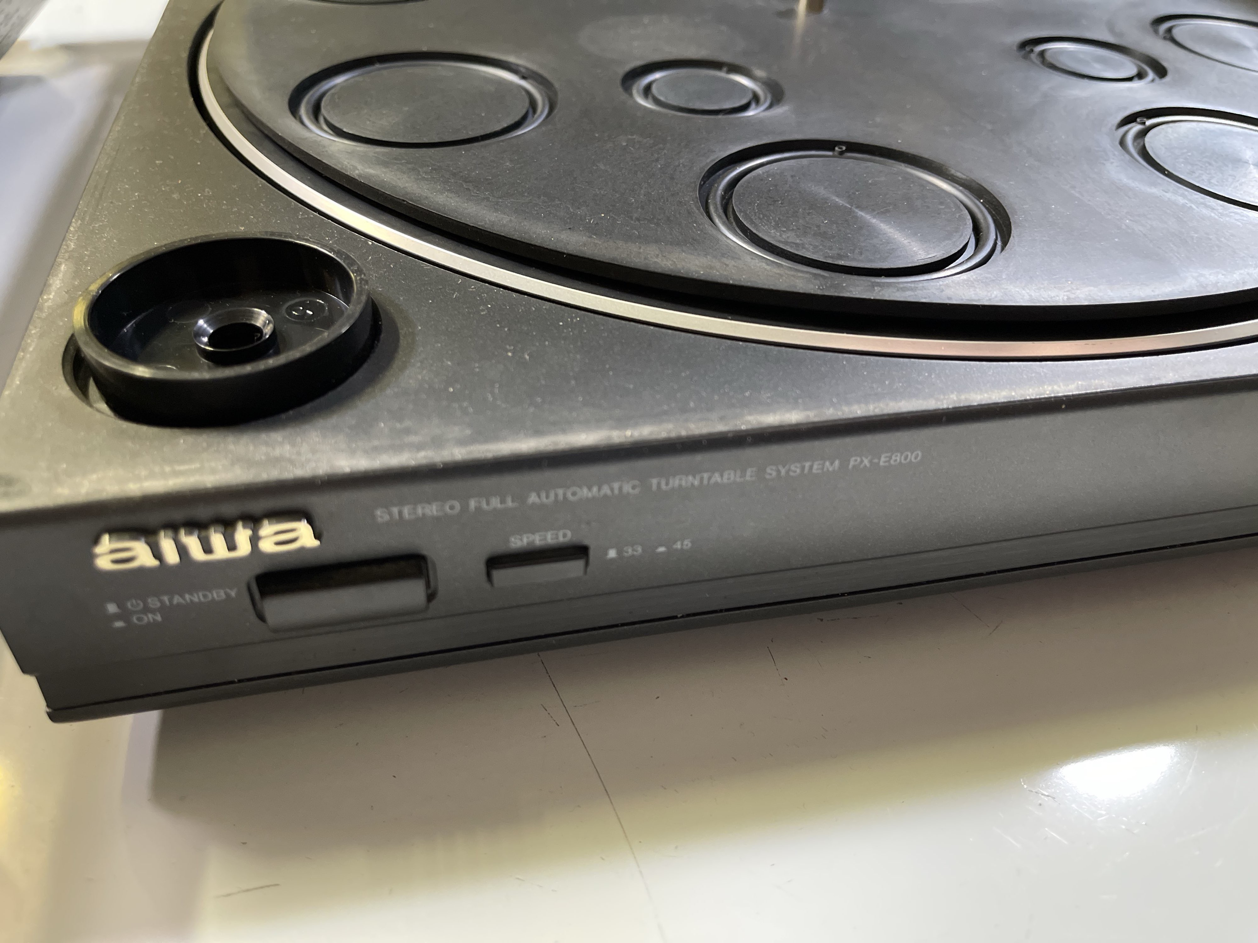 Lot 34 - TURNTABLES, TAPE RECORDER & HEADPHONES(AIWA,